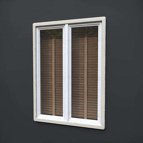 Window Single 3D model | CGTrader