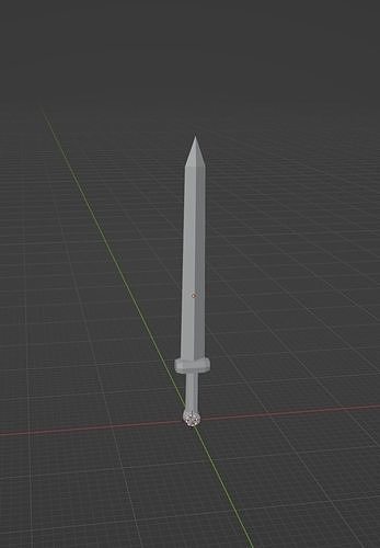 3D model One Handed Sword Short sword Gladius VR / AR / low-poly | CGTrader