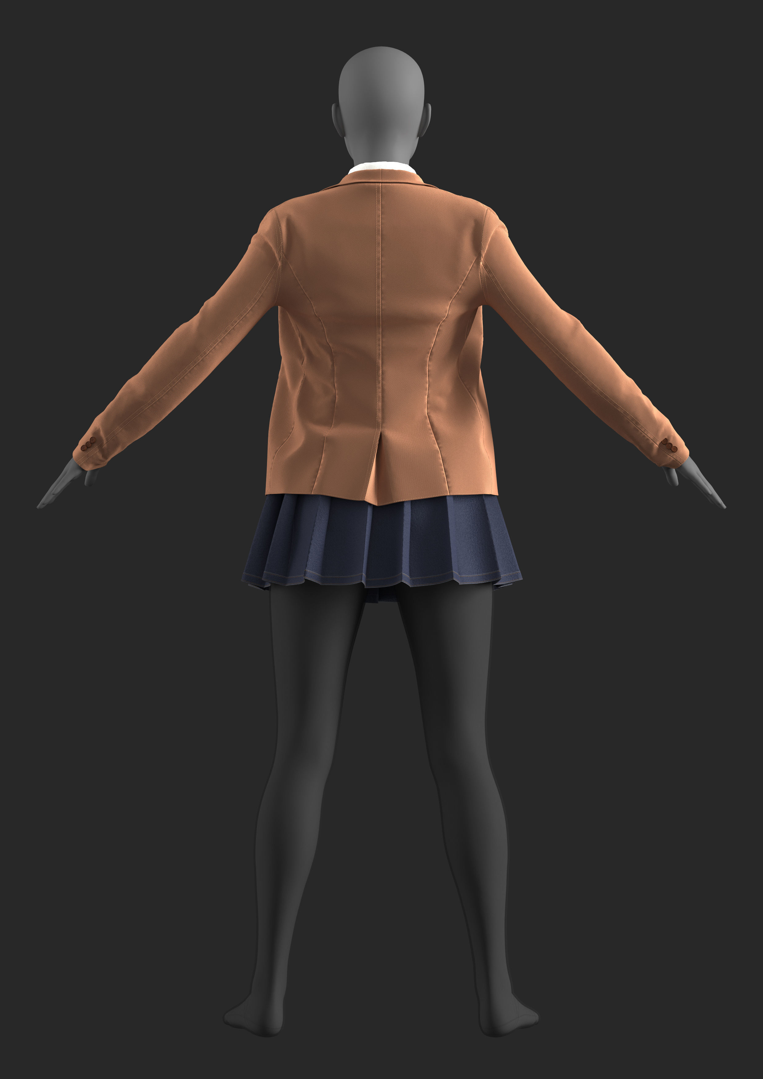 Girls Outfit 71 - Marvelous Designer 3D model | CGTrader