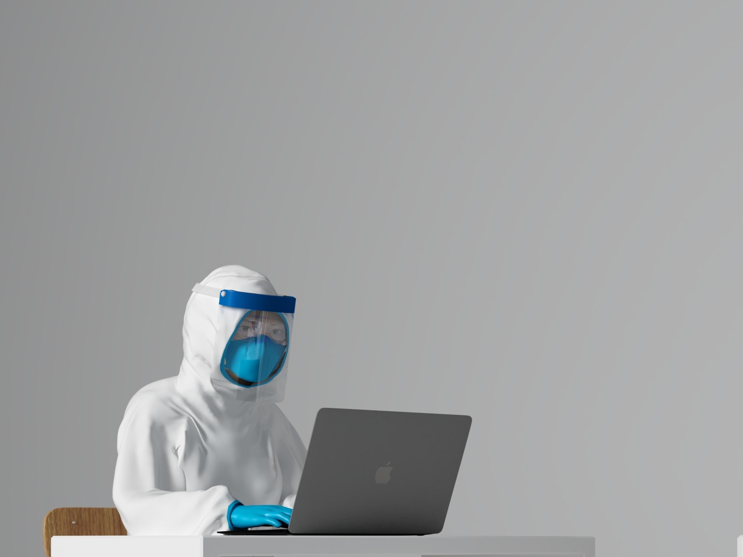 epidemic figure Modern prevention 3D model | CGTrader