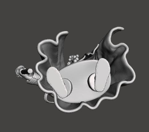 FIREBALL WIZARD MINIATURE MODEL FOR FANTASY GAMES DND RPG 3D model 3D ...