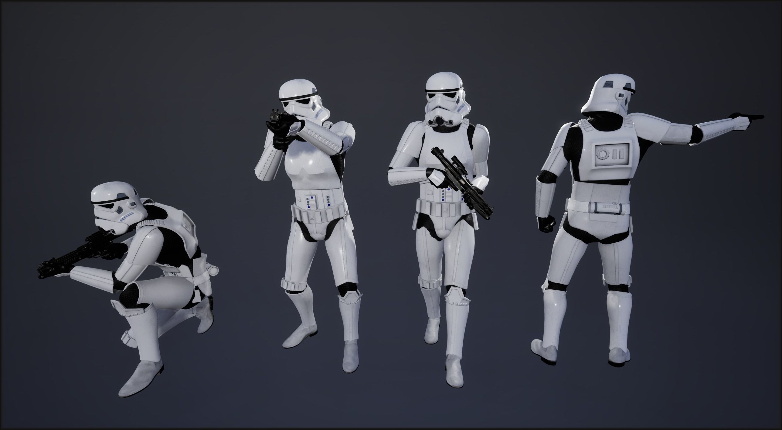 3D model Stormtrooper - Game Ready VR / AR / low-poly | CGTrader