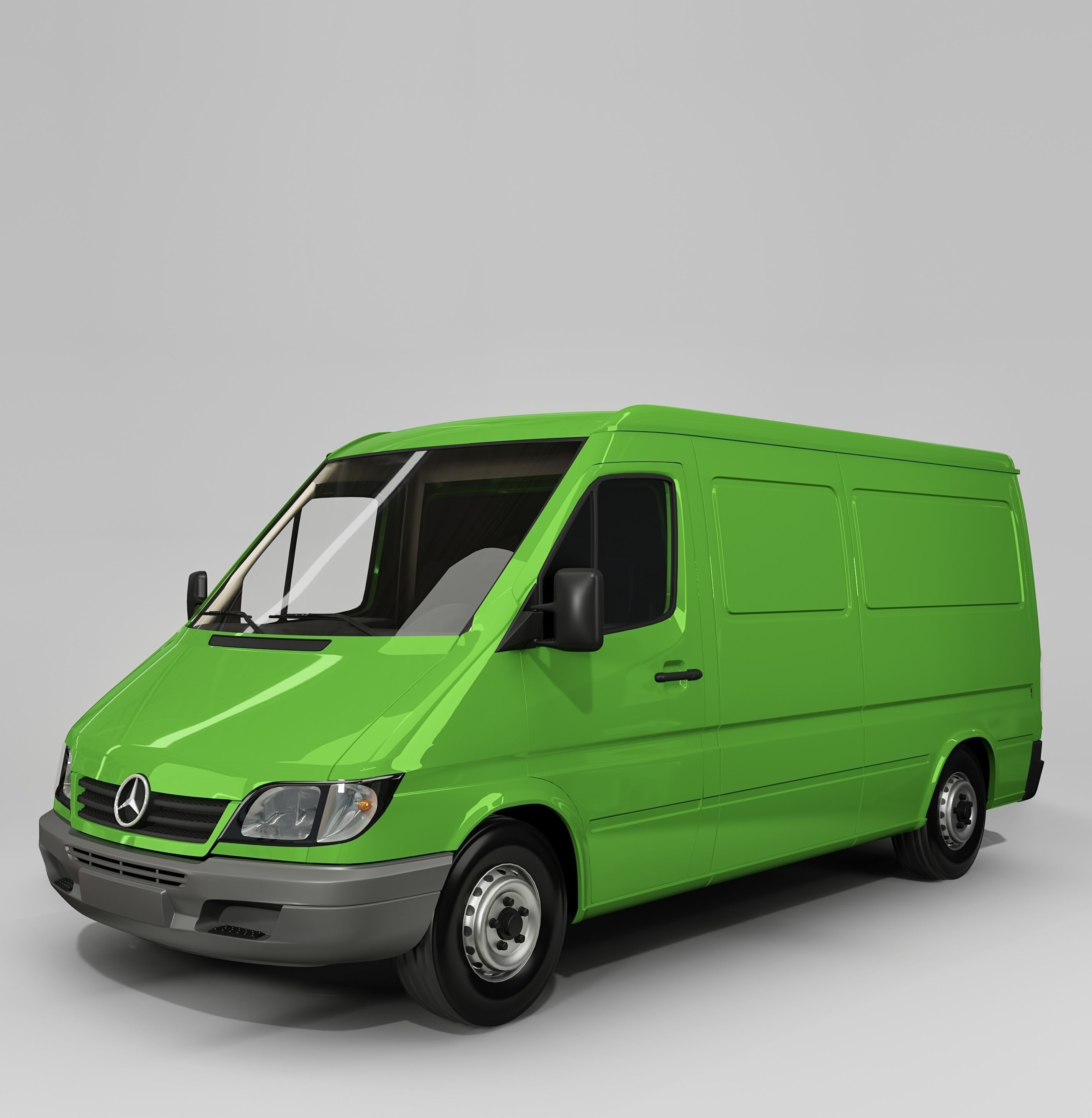 3D model Sprinter Mercedez VR / AR / low-poly | CGTrader