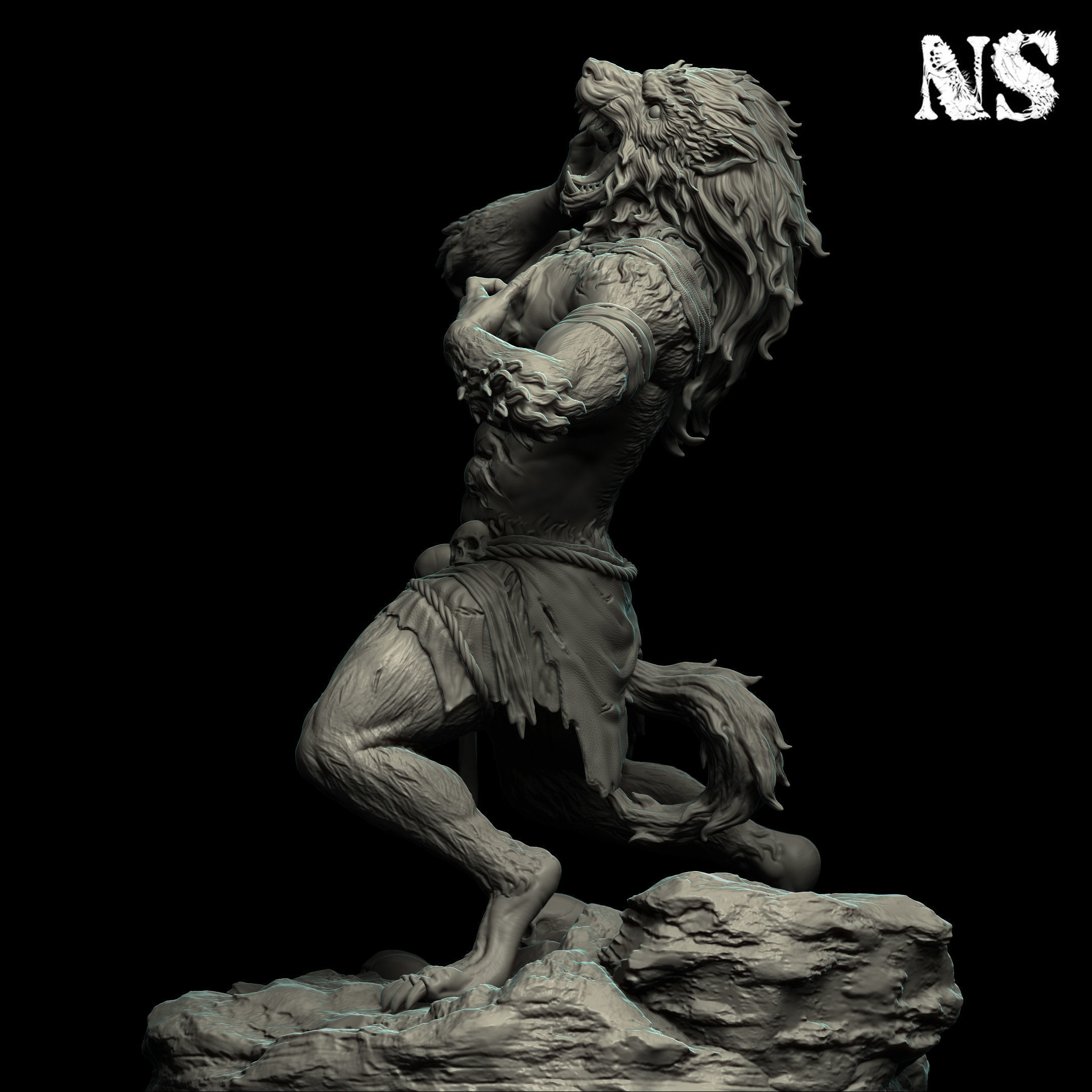 Werewolf free 3D model 3D printable | CGTrader