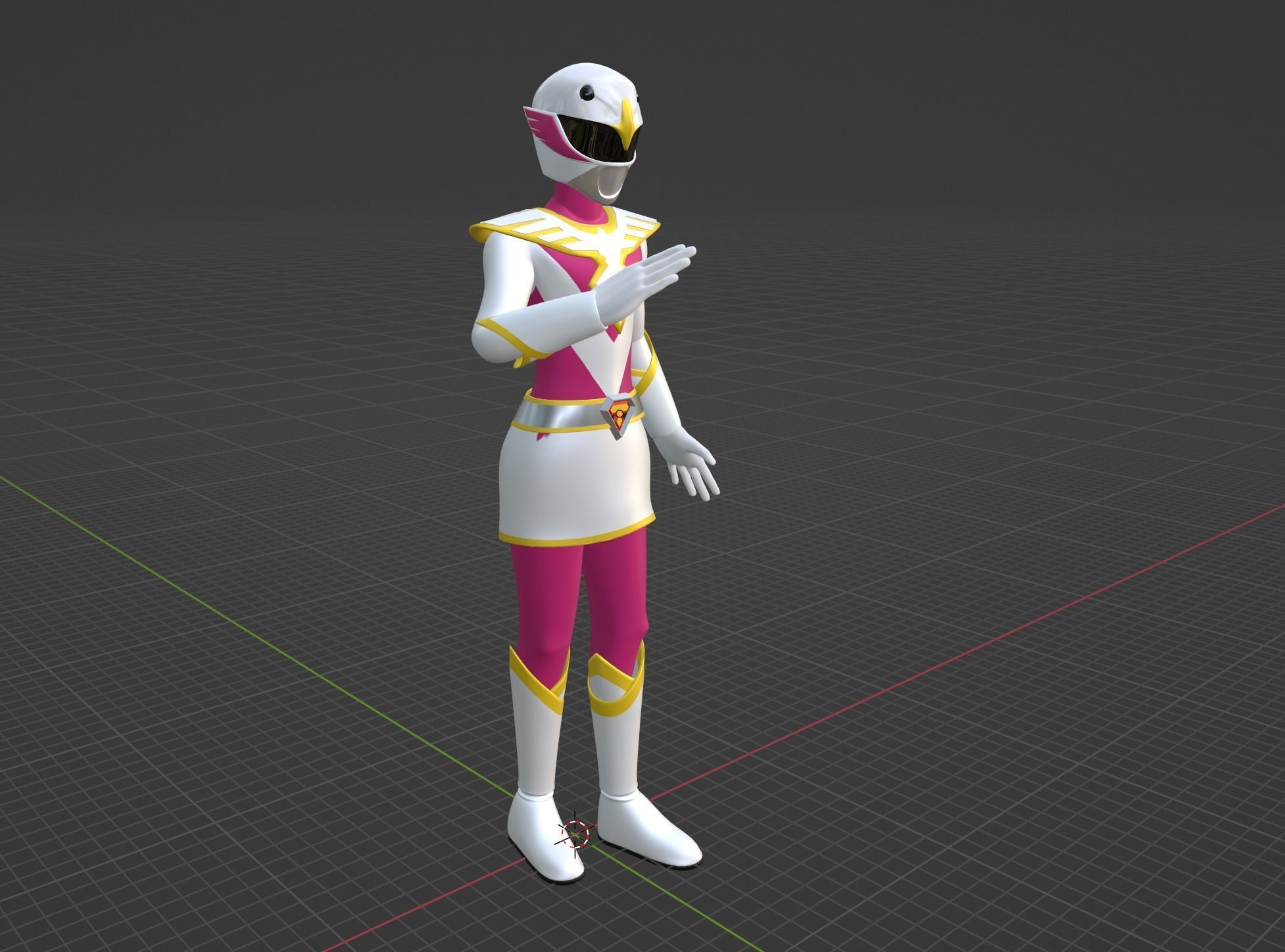 White Swan - Chojin Sentai Jetman 3D model rigged | CGTrader