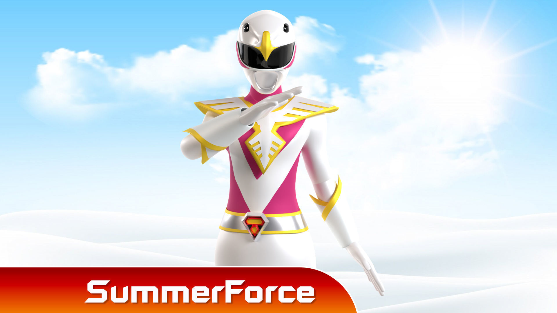 White Swan - Chojin Sentai Jetman 3D model rigged | CGTrader