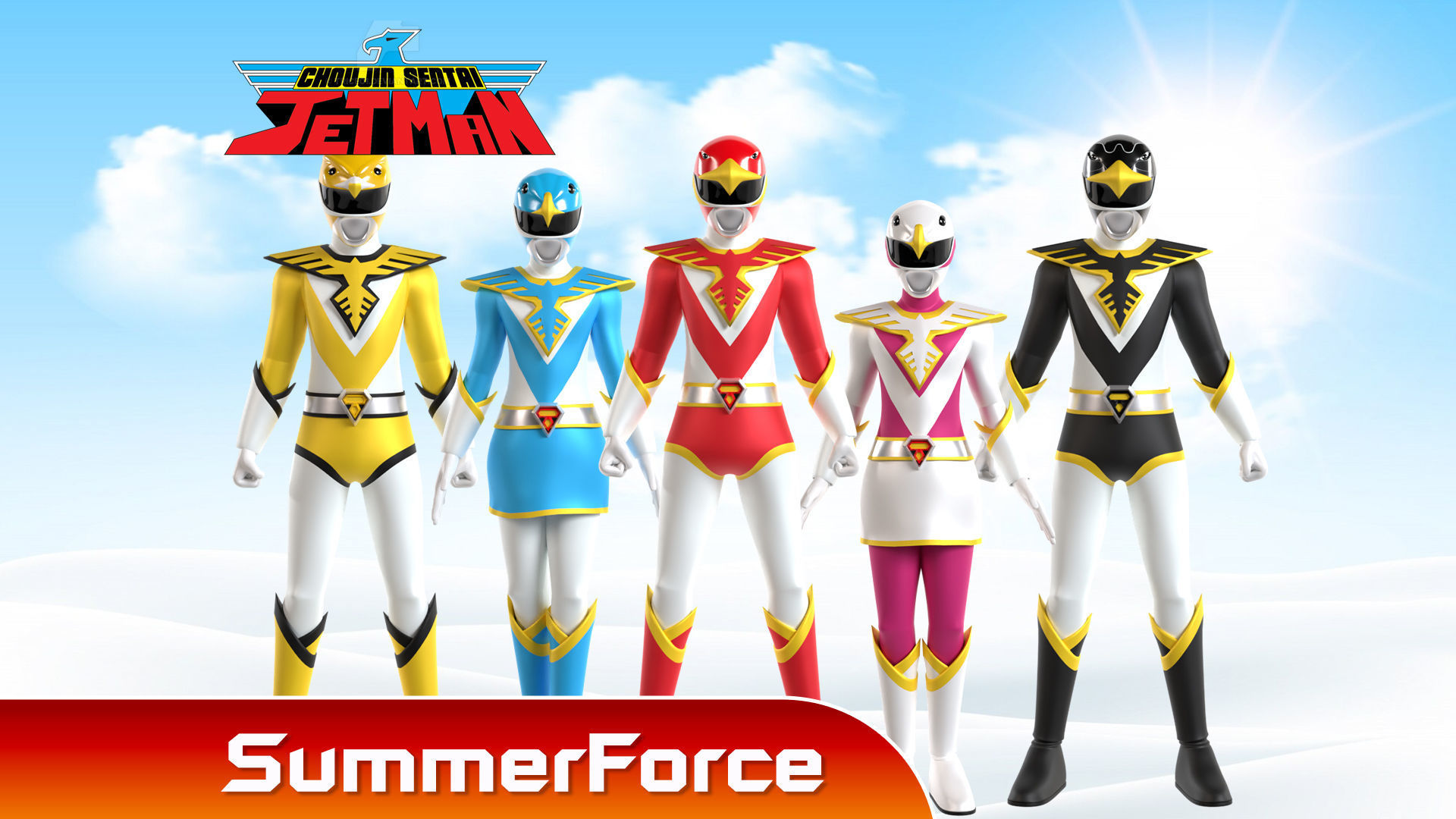 Chojin Sentai Jetman 3D Model Collection | CGTrader