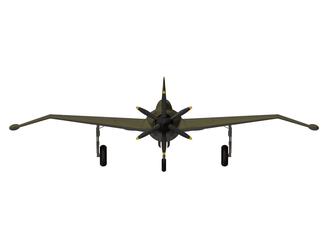 Northrop XP-56 Black Bullet 3D model | CGTrader