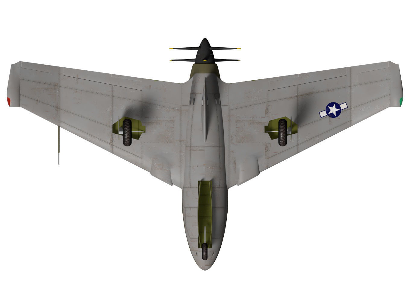 Northrop XP-56 Black Bullet 3D model | CGTrader