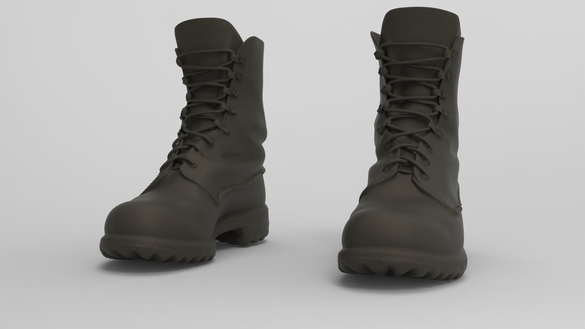 TACTICAL MILITARY BOOTS 3D model 3D printable | CGTrader