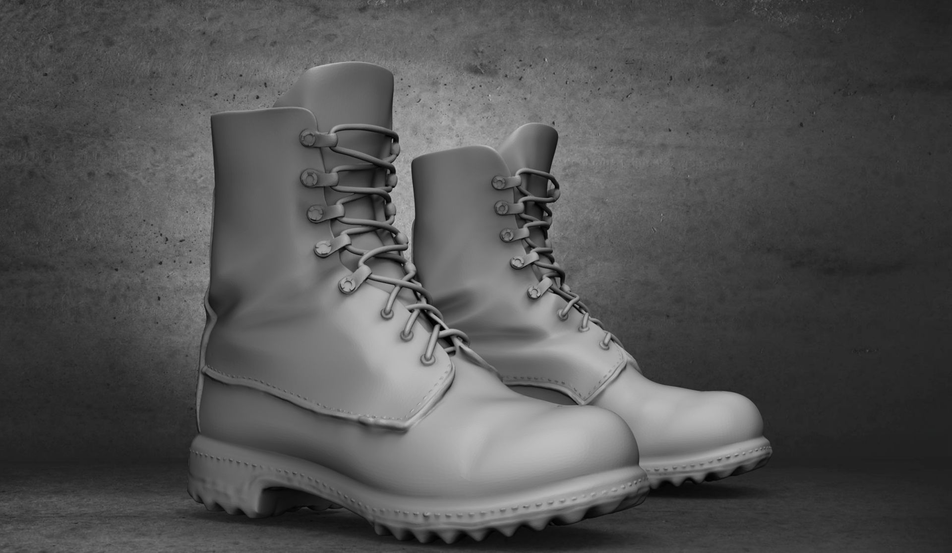 TACTICAL MILITARY BOOTS 3D model 3D printable | CGTrader