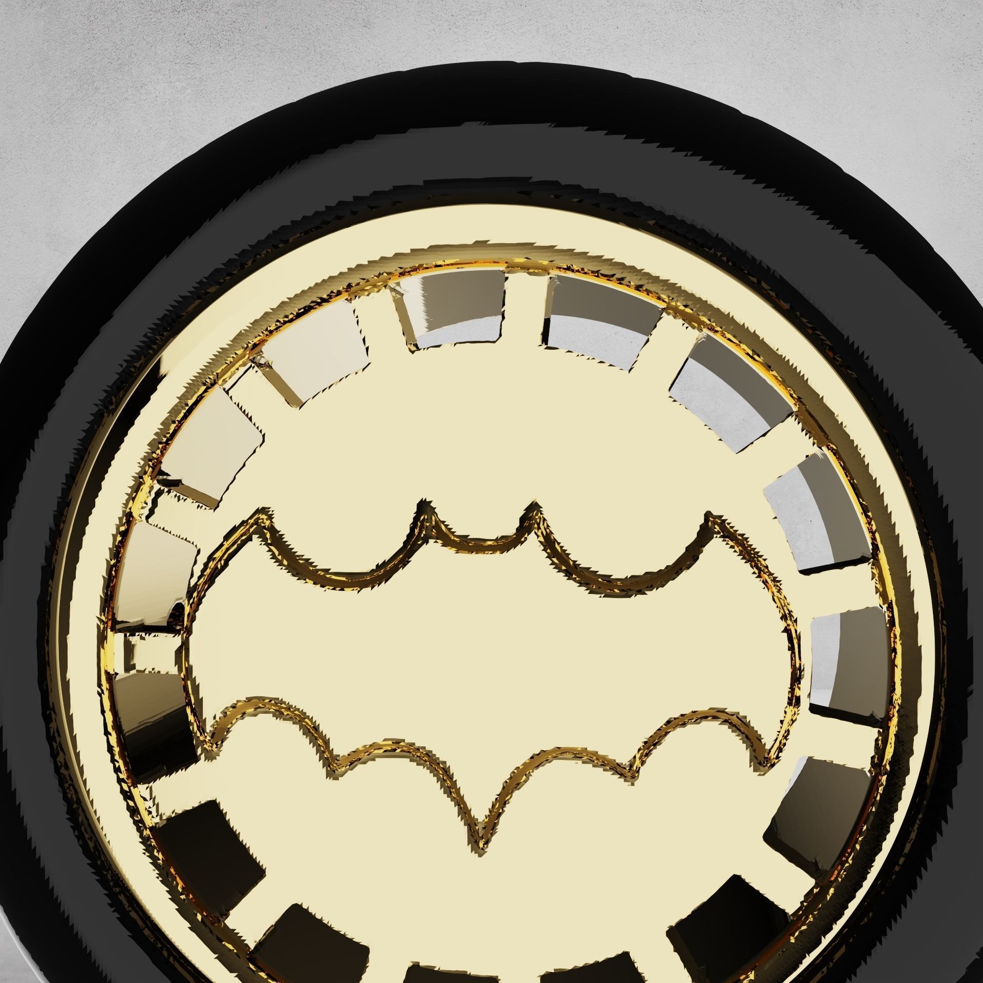BATMOBILE WHEEL 3D model 3D printable | CGTrader