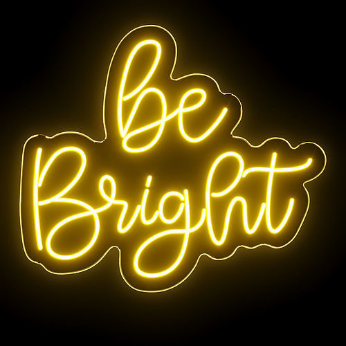 Be Bright Neon Sign 3D model | CGTrader