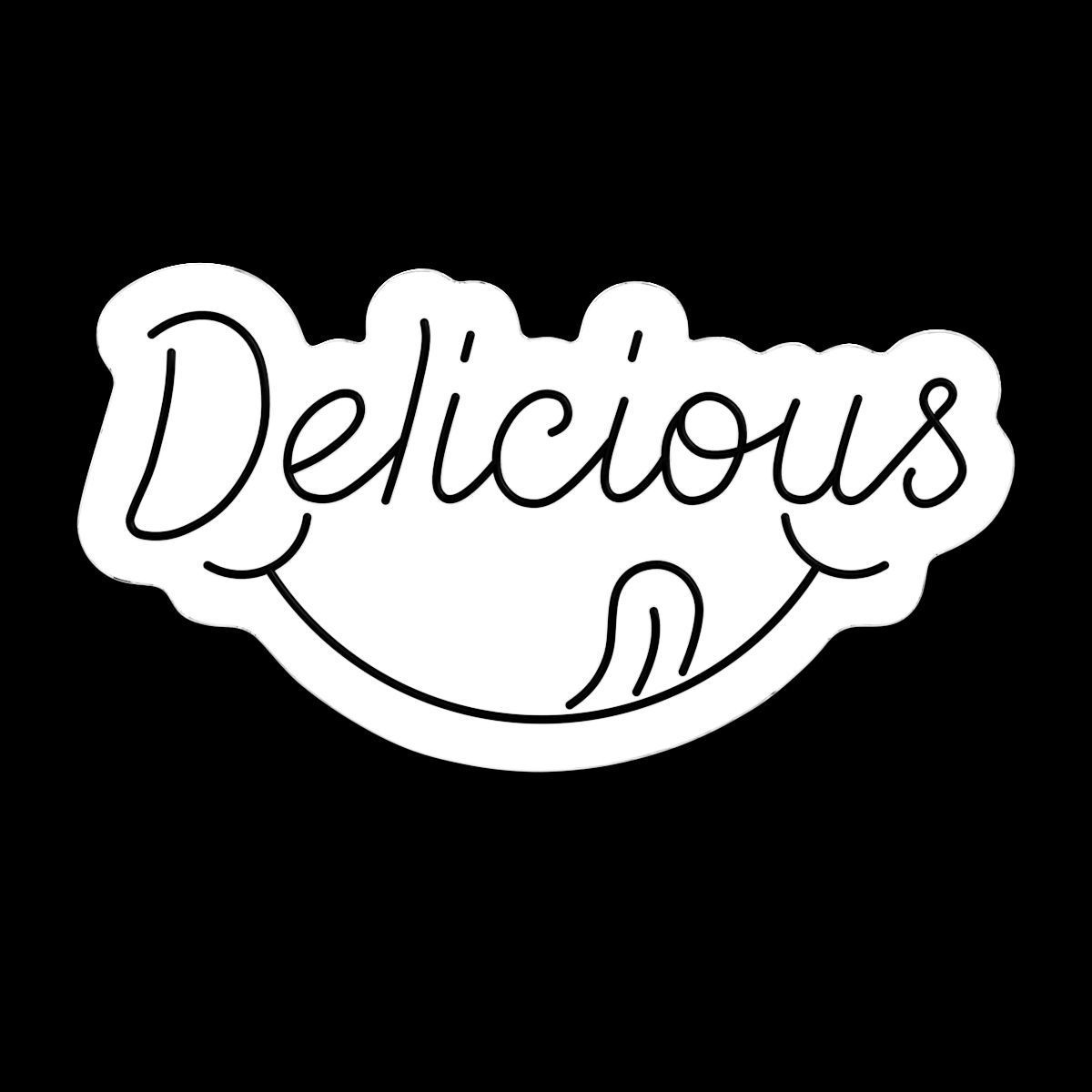 Delicious Neon Sign 3D model | CGTrader