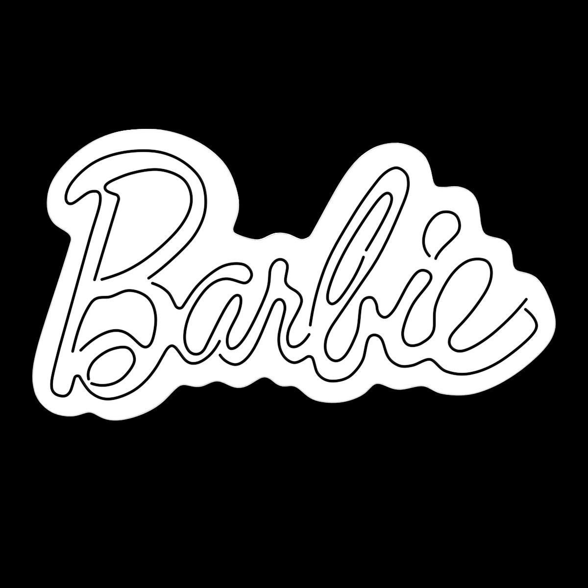 Barbie Neon Sign 3D model | CGTrader