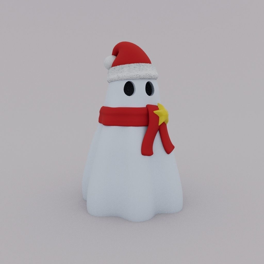 CHRISTMAS SPECIAL - CUTE GHOST 3D model 3D printable | CGTrader