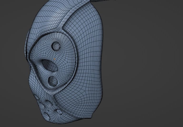 Modern comic Deadpoll FaceShell 3D model 3D printable | CGTrader