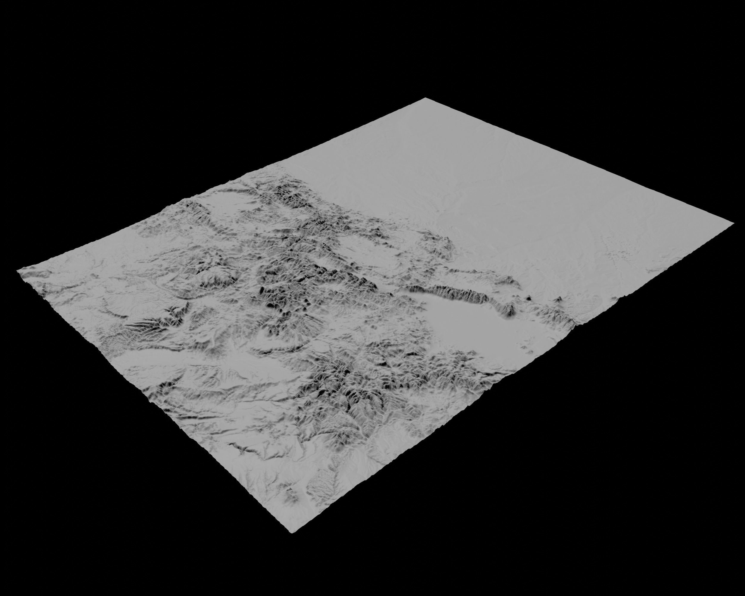 3D Topographical Map of Colorado 3D model 3D printable | CGTrader