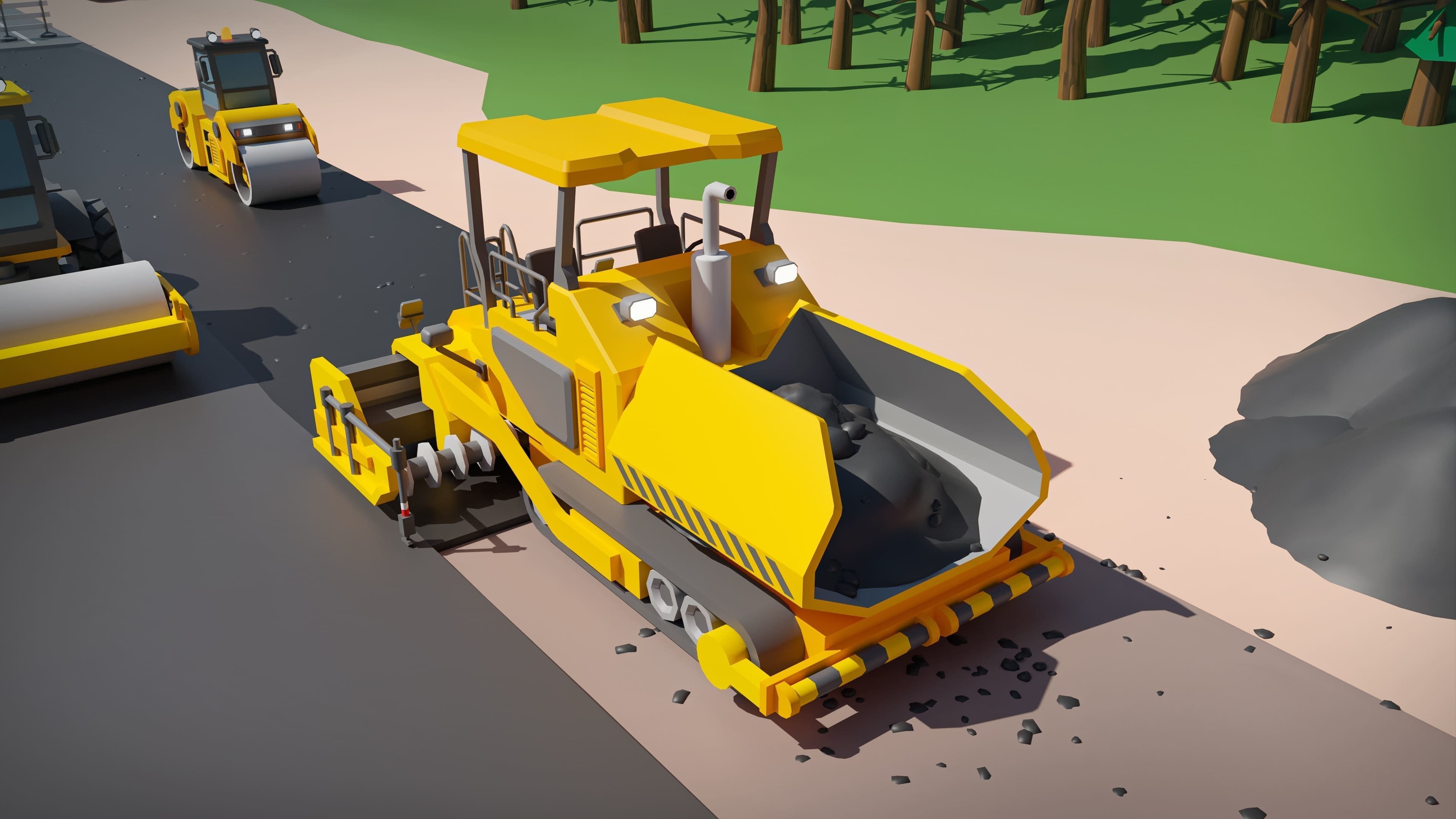 3D model Heavy Machinery VR / AR / low-poly | CGTrader