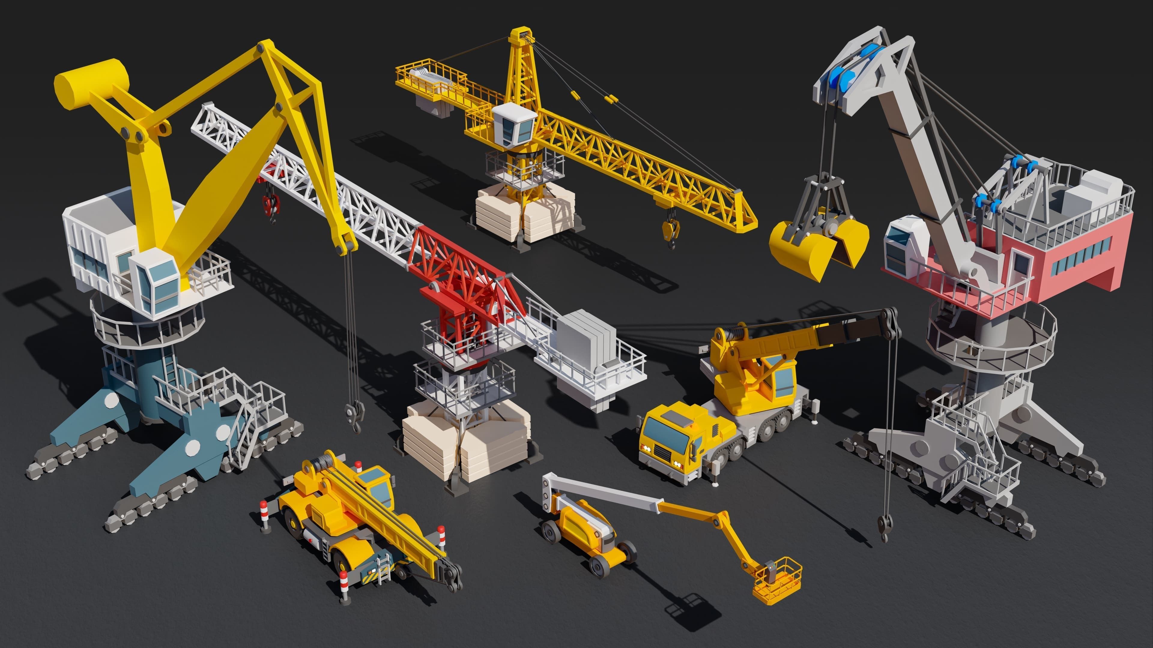 3D model Heavy Machinery VR / AR / low-poly | CGTrader