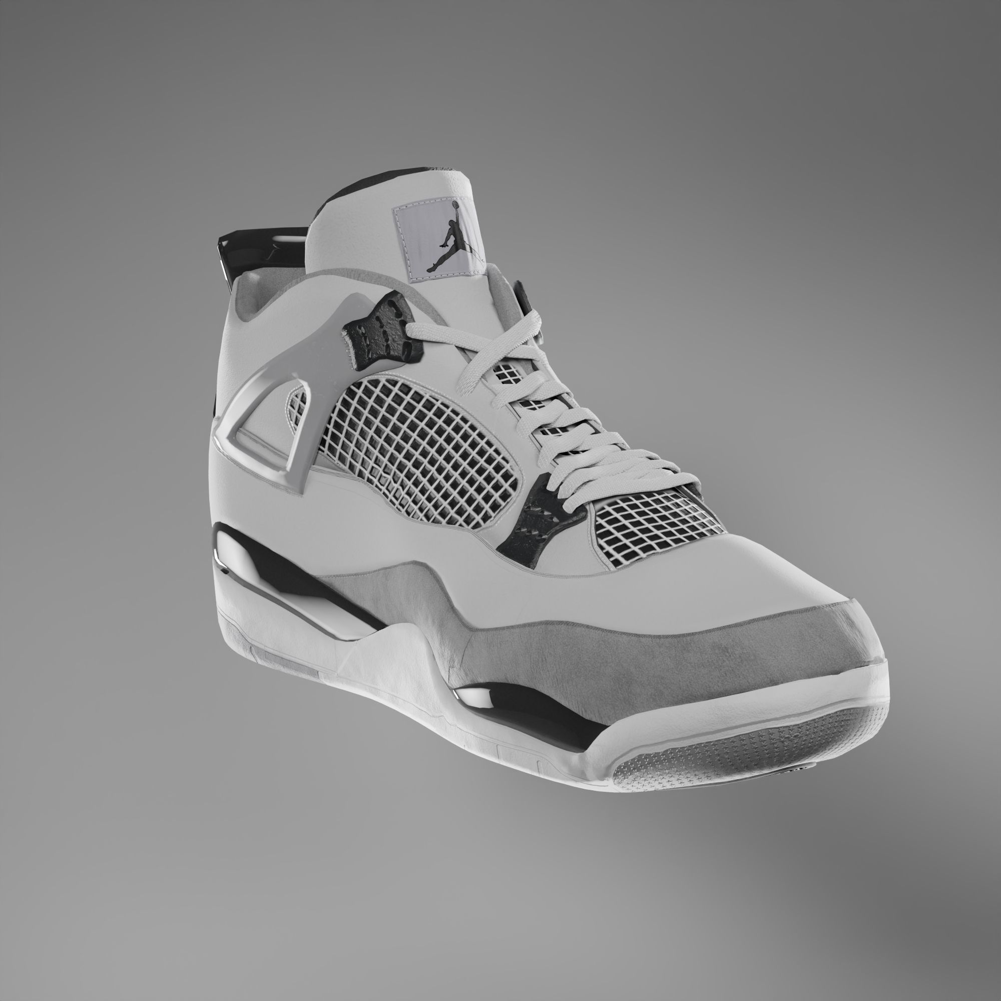 3D model Jordan 4 Retro VR / AR / low-poly | CGTrader