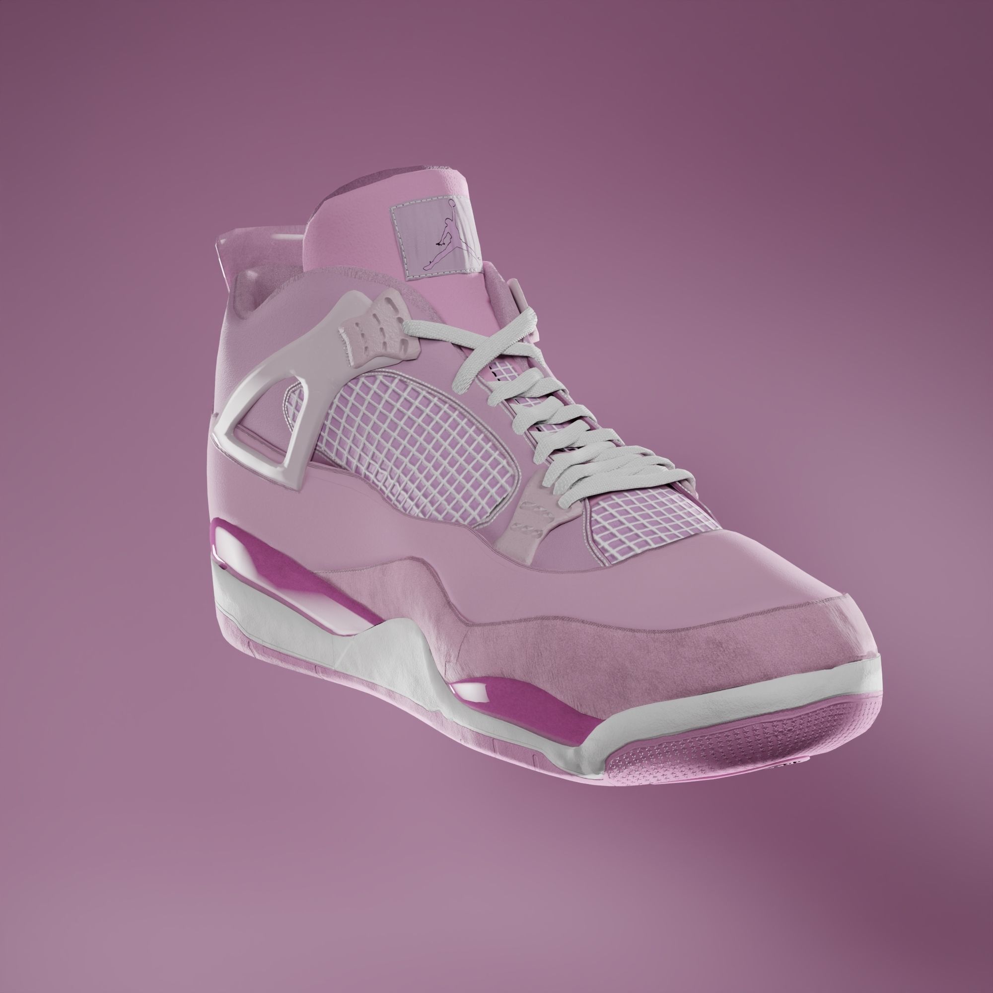 3D model Jordan 4 Retro VR / AR / low-poly | CGTrader