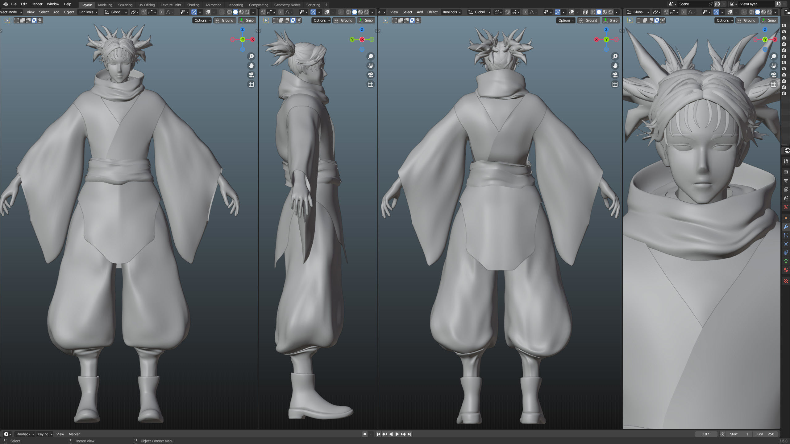 3D model Choso - Jujutsu Kaisen VR / AR / low-poly | CGTrader