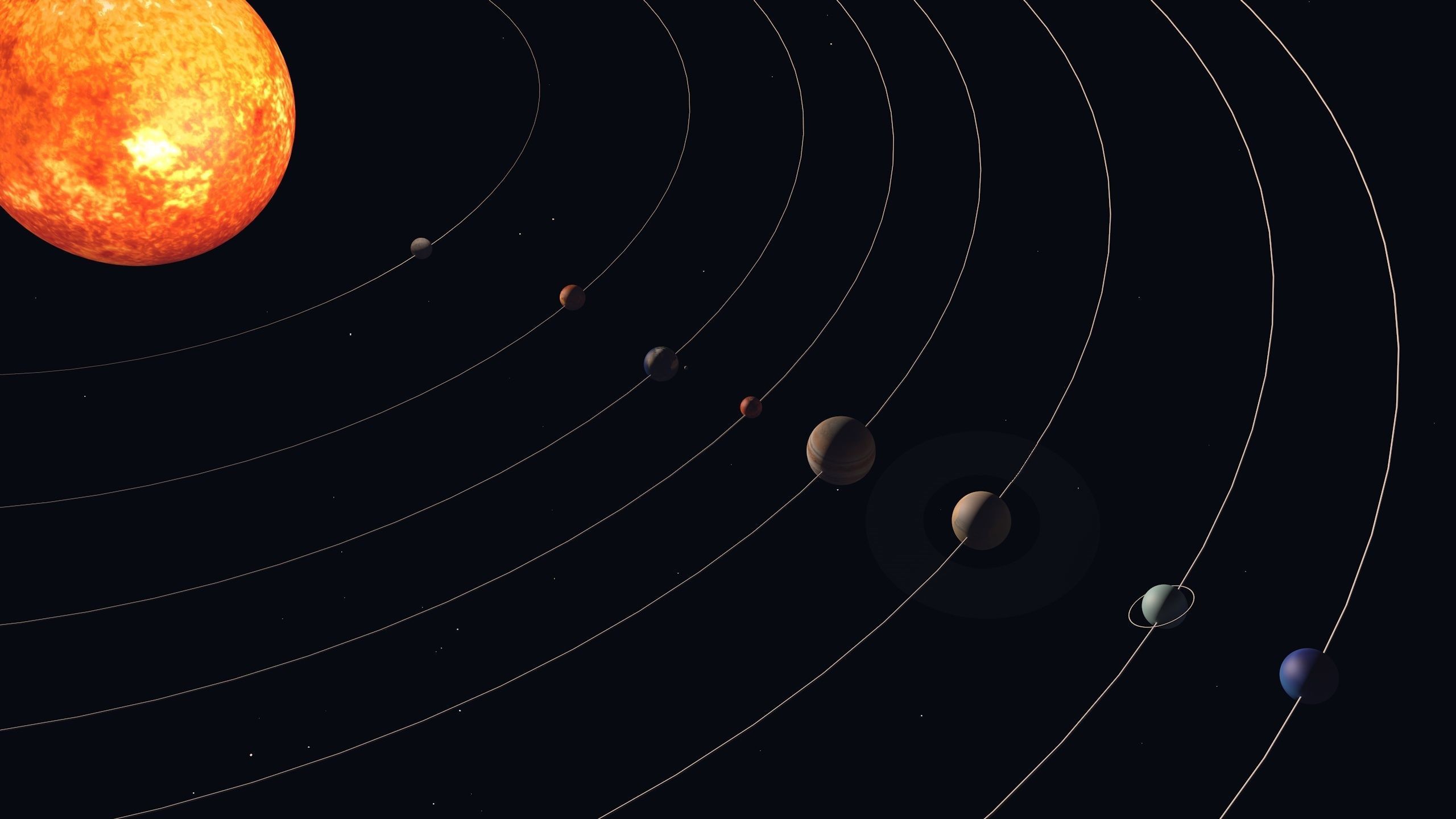 3D model Solar System 3d Model 8 Planets VR / AR / low-poly | CGTrader