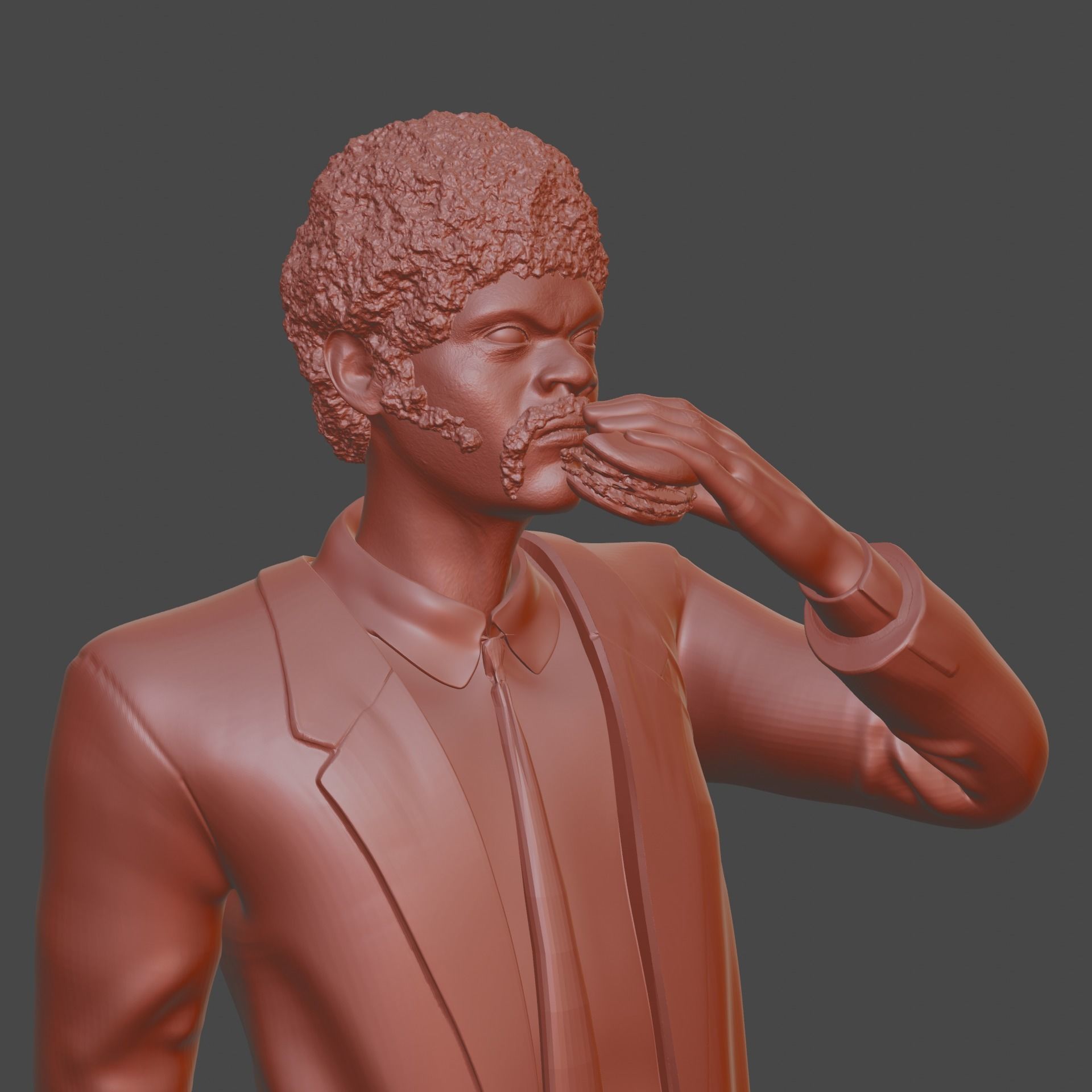 Jules Winnfield - PULP FICTION Fan Art Model for 3D Printing 3D model ...