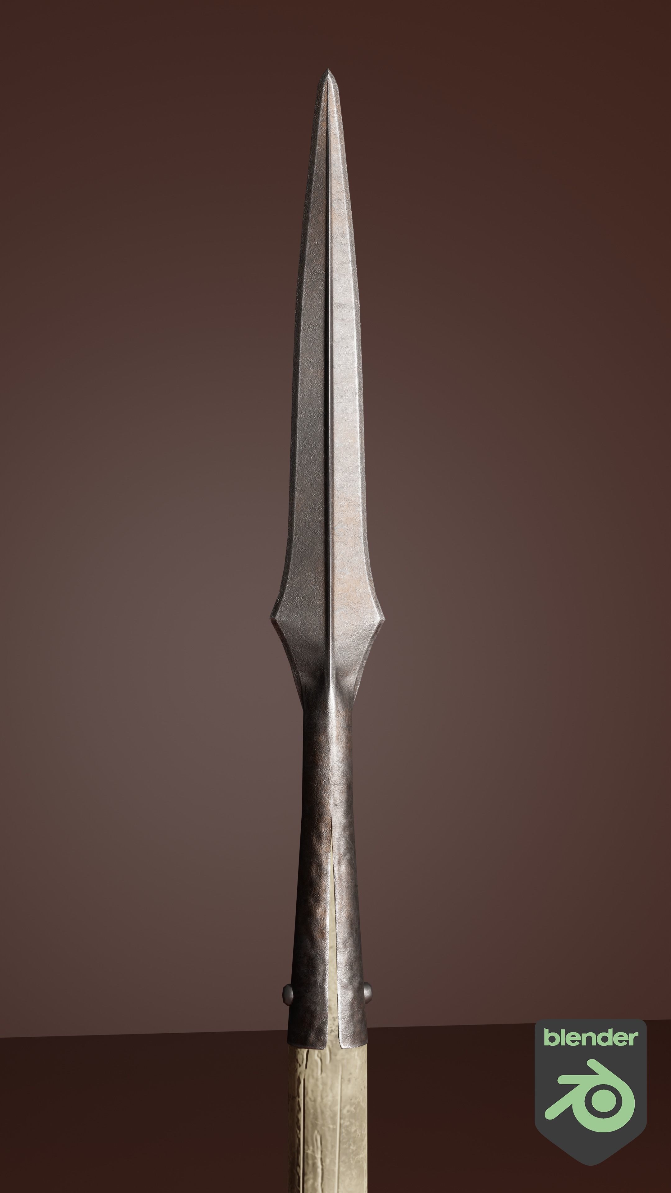 3D model Medieval English Spear VR / AR / low-poly | CGTrader