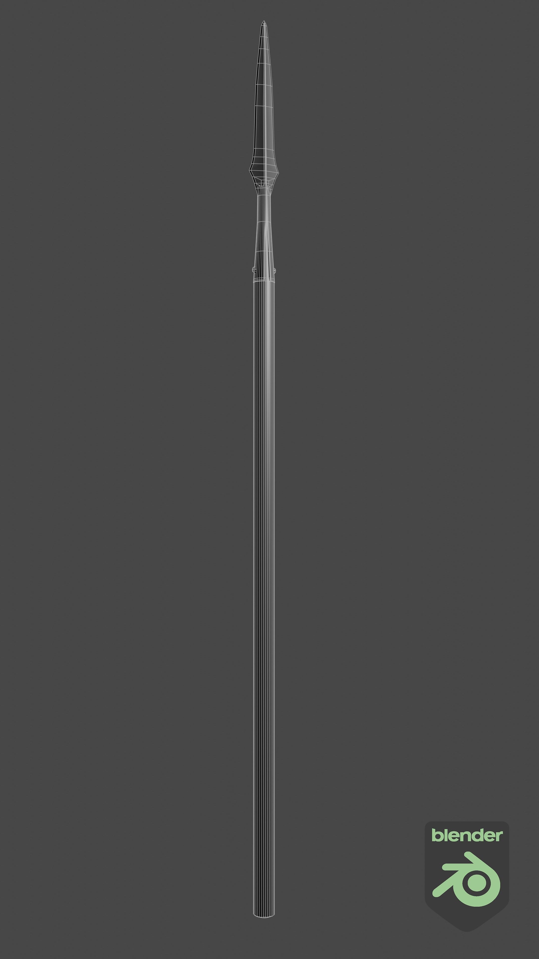3D model Medieval English Spear VR / AR / low-poly | CGTrader