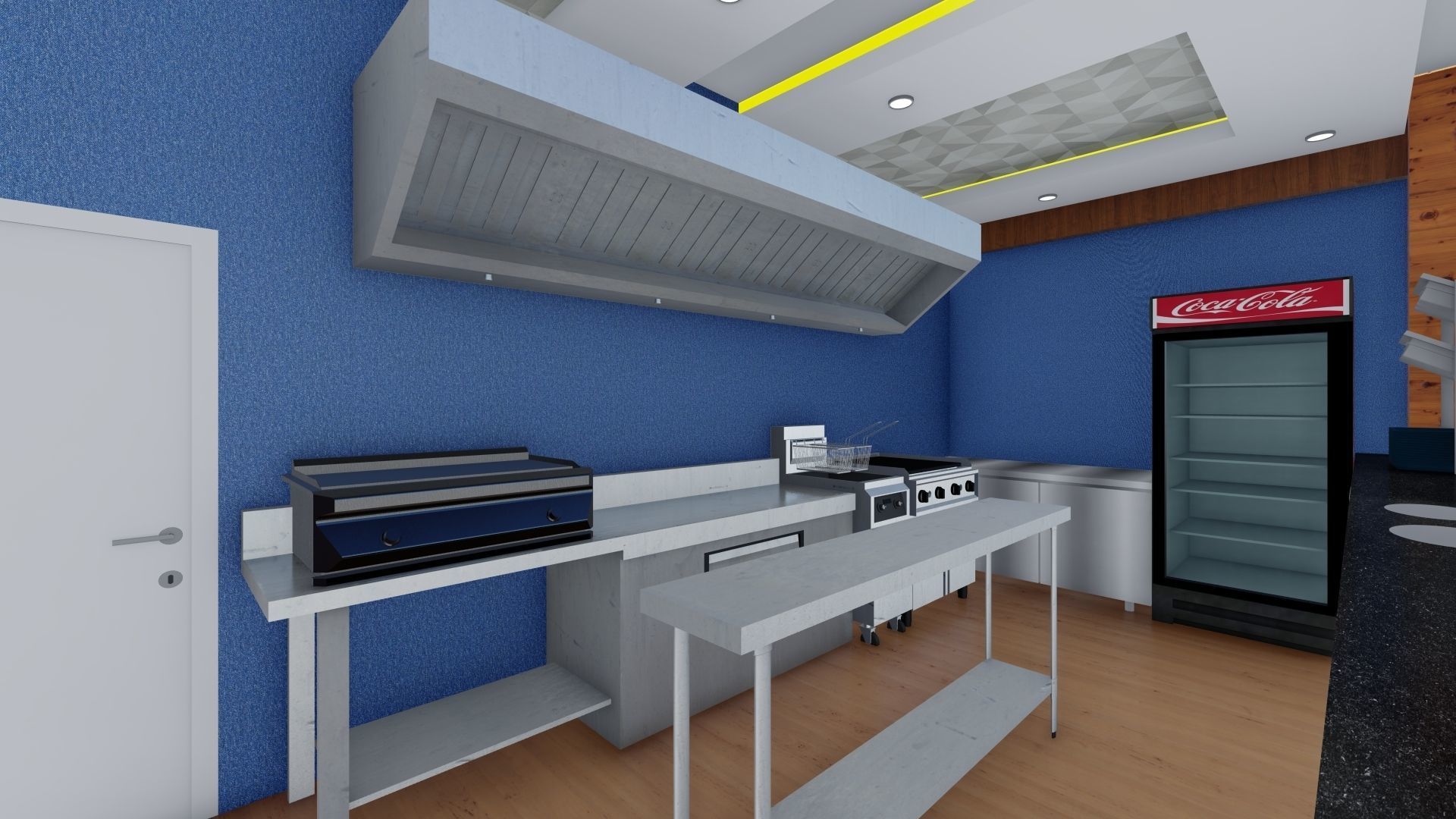 3D model Outdoor BBQ Restaurent VR / AR / low-poly | CGTrader