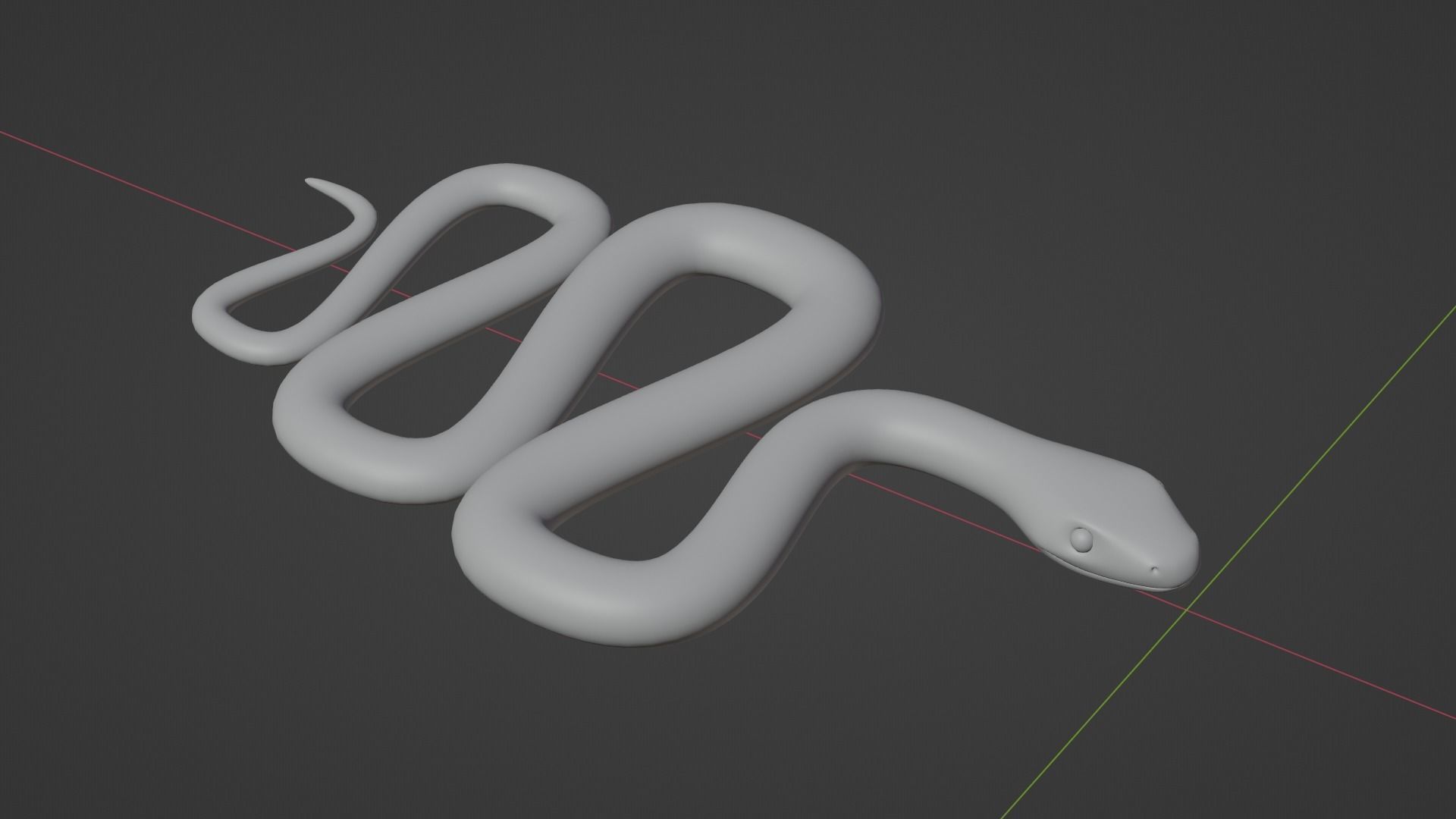 3D model Snake procedural VR / AR / low-poly | CGTrader