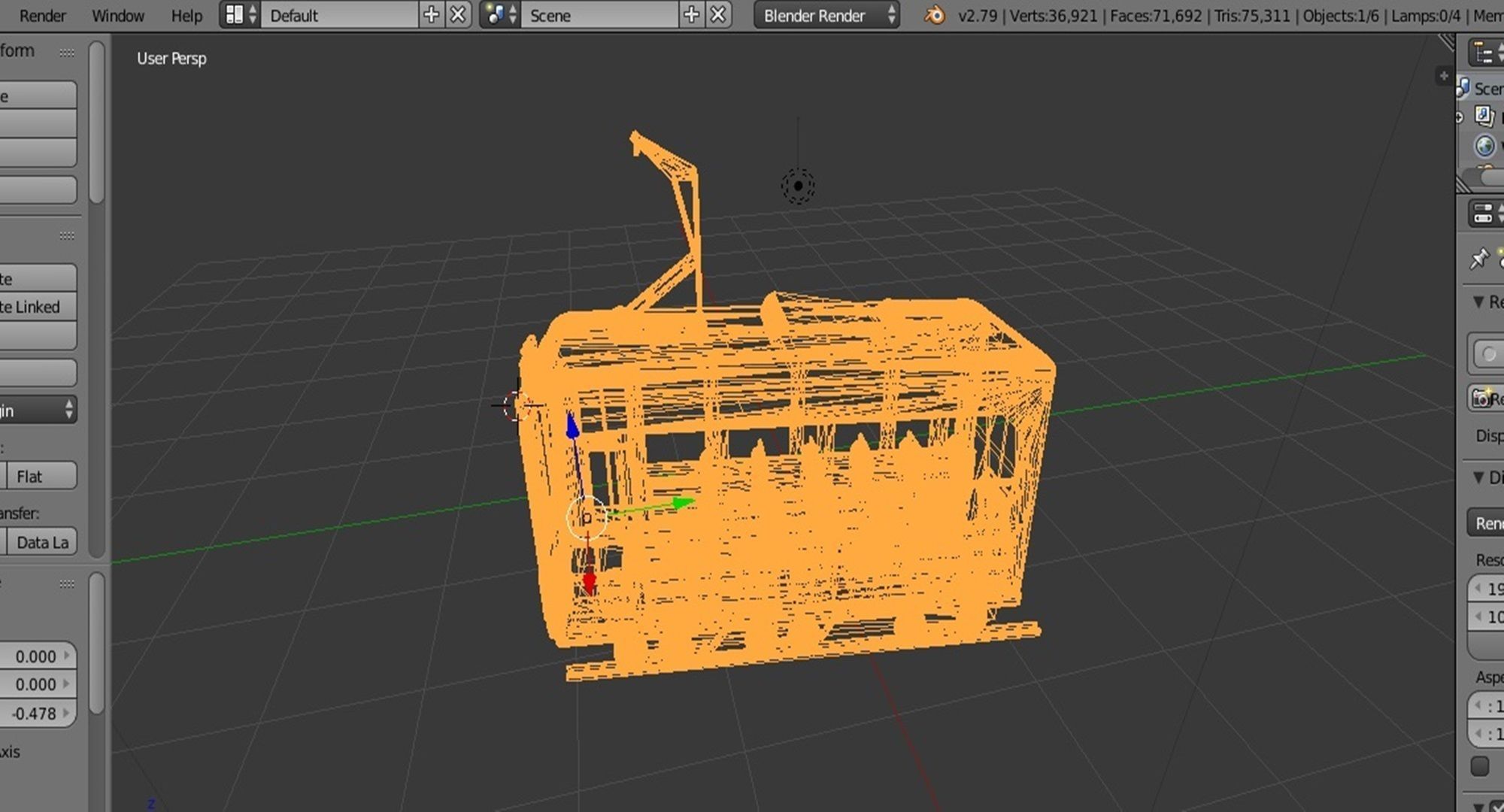 streetcar tram printable model 3D model | CGTrader