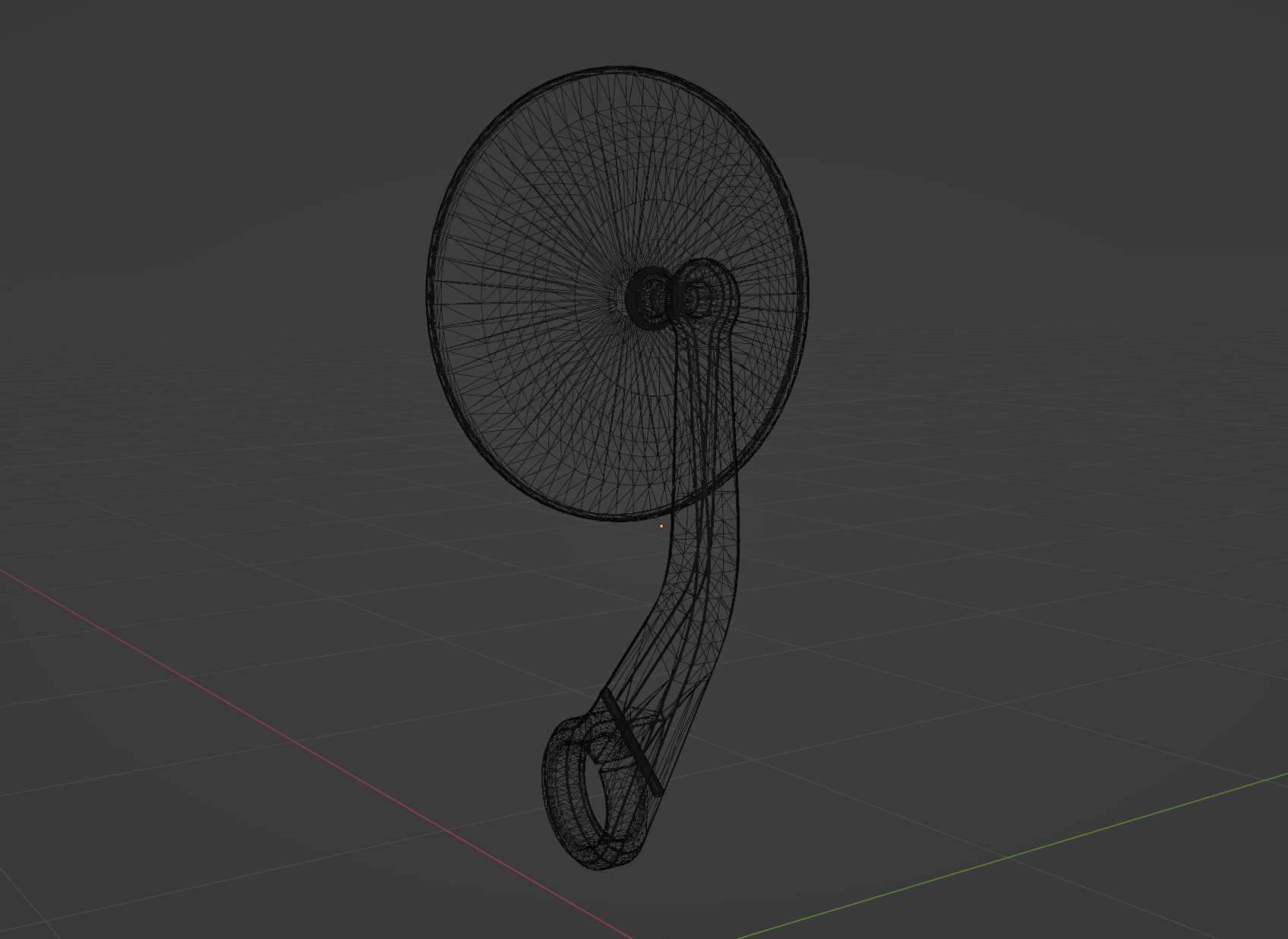 Motorcycle Bar End Mirror Accessories 3D model | CGTrader