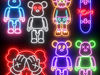 Kaws Bearbrick Skate Neon Signs 3D model | CGTrader