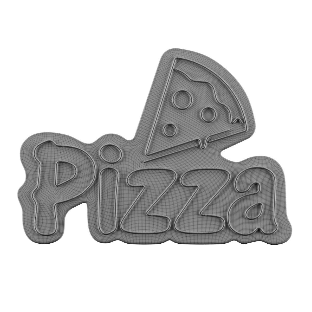Pizza Neon Sign 3D model | CGTrader