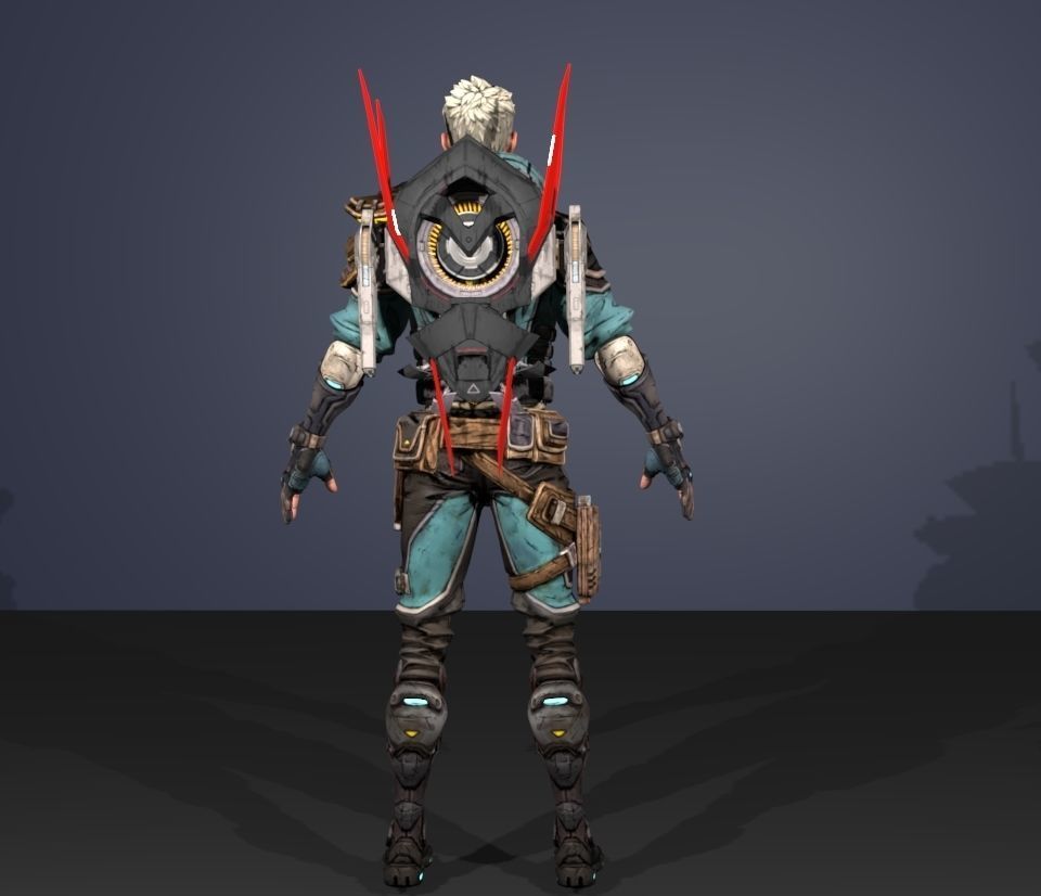 zane cyber 3D model animated rigged | CGTrader