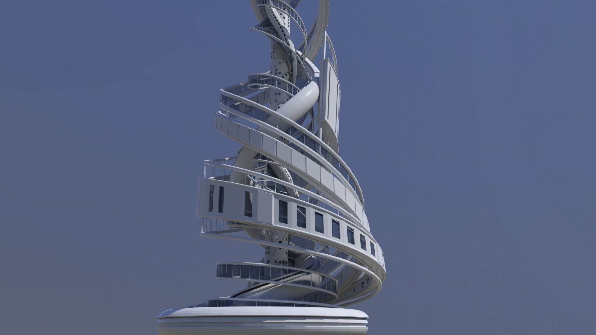 Futuristic Skyscrapers 2023 3D model | CGTrader
