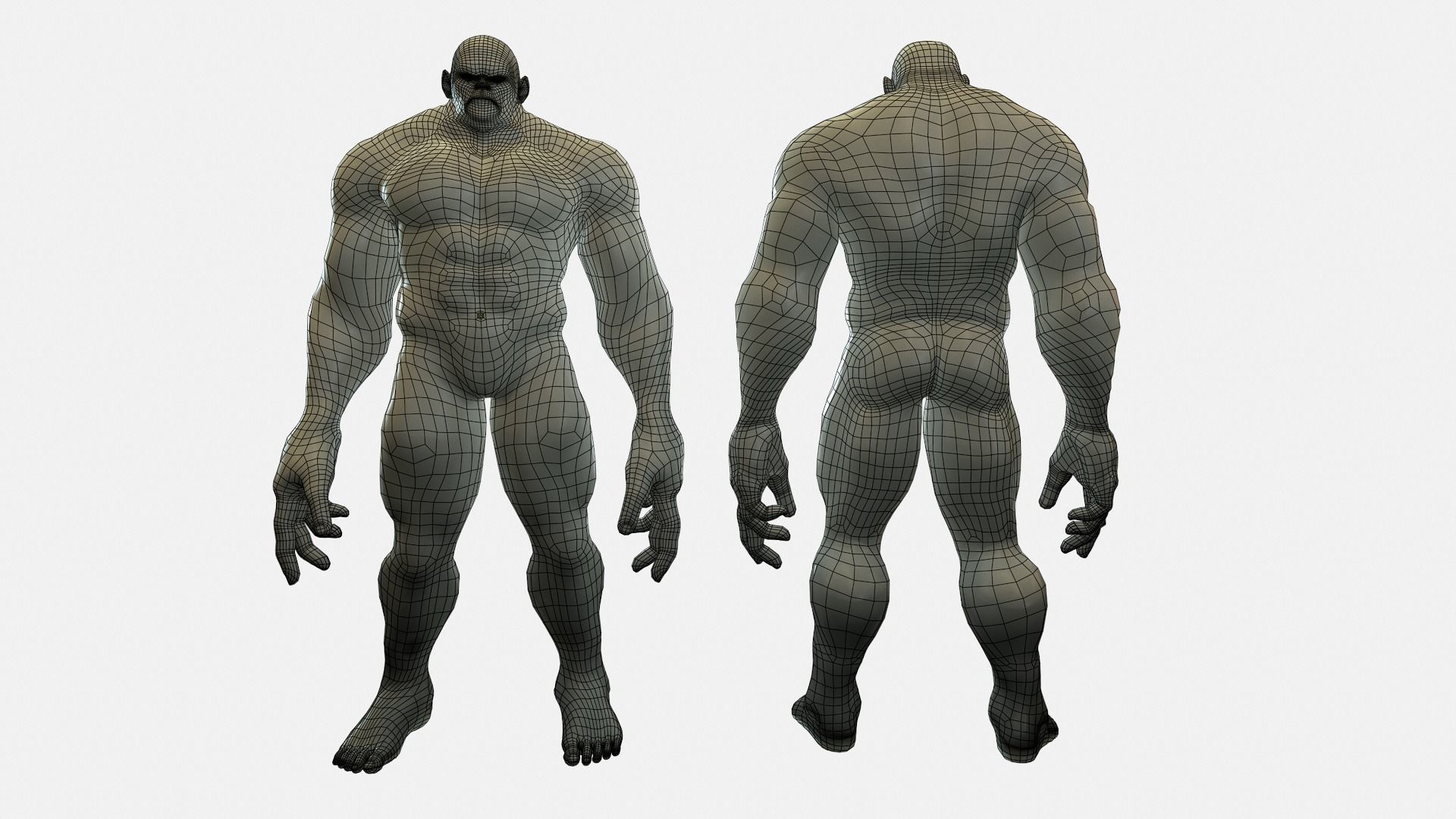 3D model Giant Monster Thing VR / AR / low-poly | CGTrader