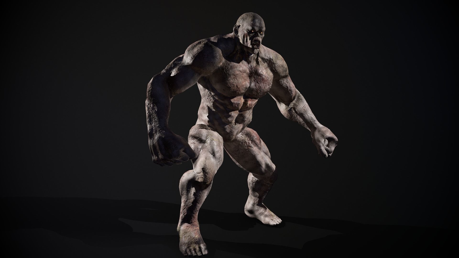 3D model Giant Monster Thing VR / AR / low-poly | CGTrader