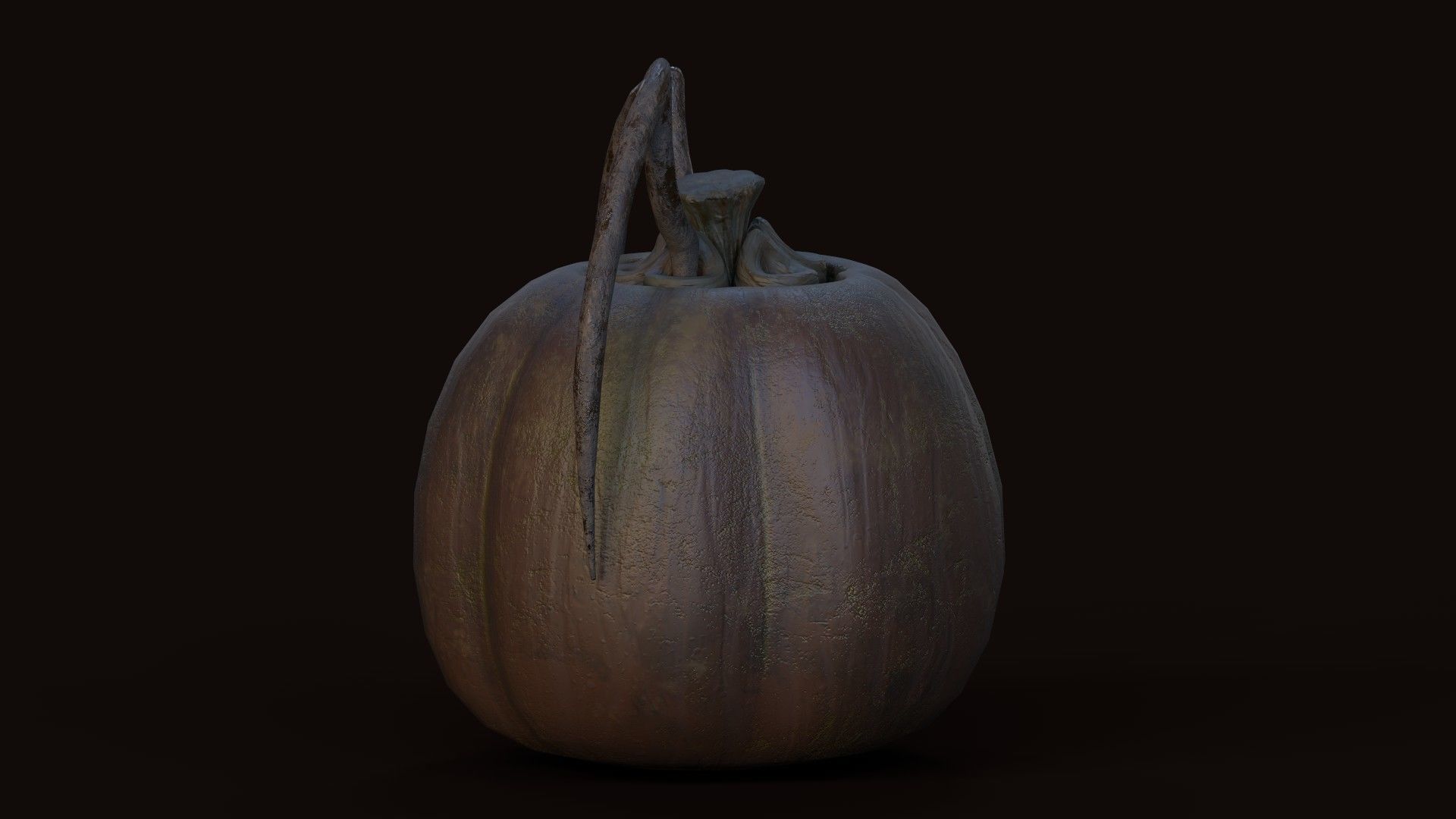 3D model Stylized Creepy Pumpkin - Alien Vegetable VR / AR / low-poly ...