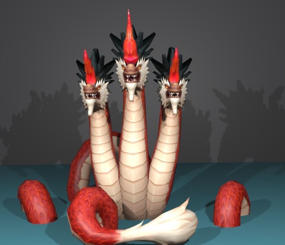 najja dragon 3D model animated rigged | CGTrader