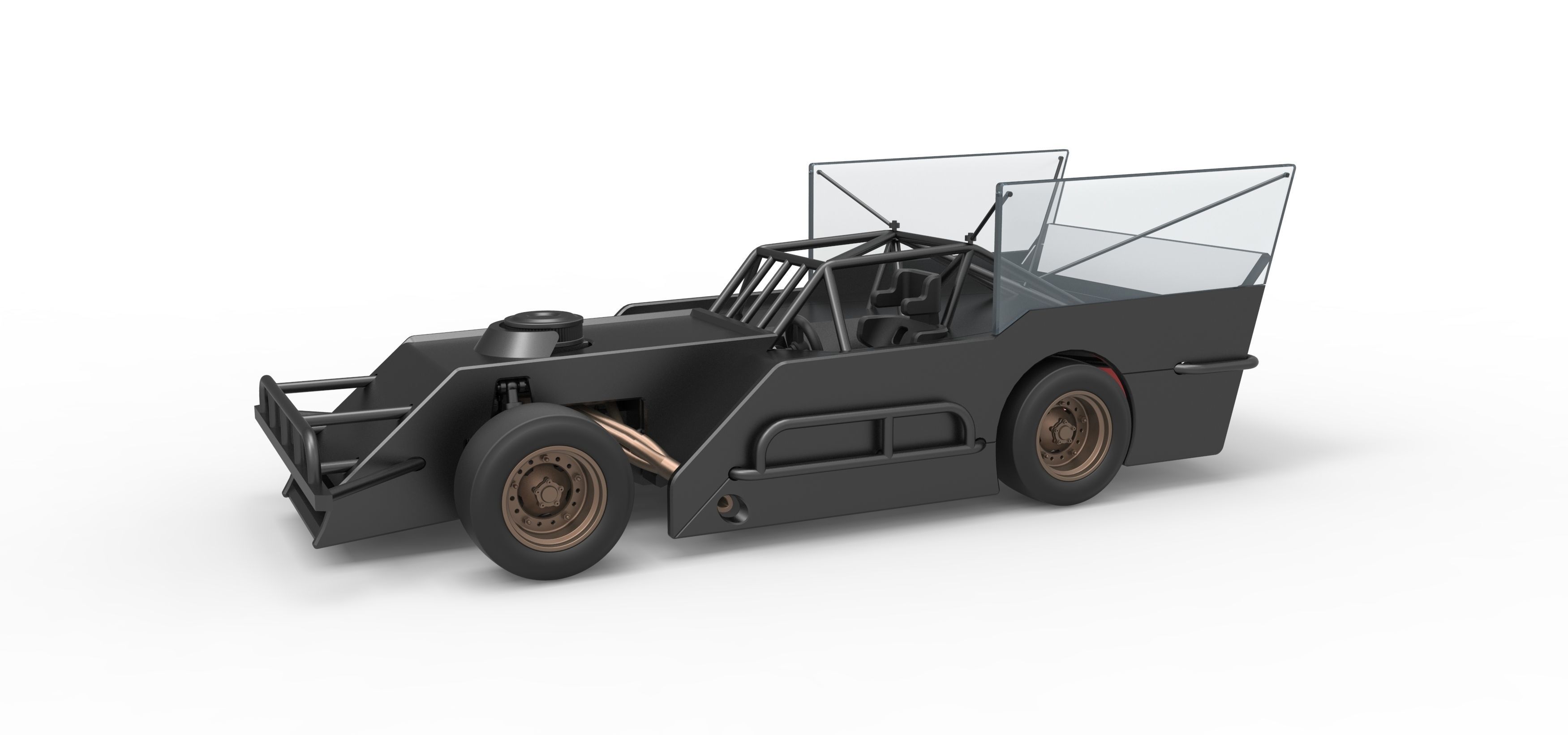Outlaw Figure 8 Modified stock car Scale 1 to 25 3D model 3D printable ...