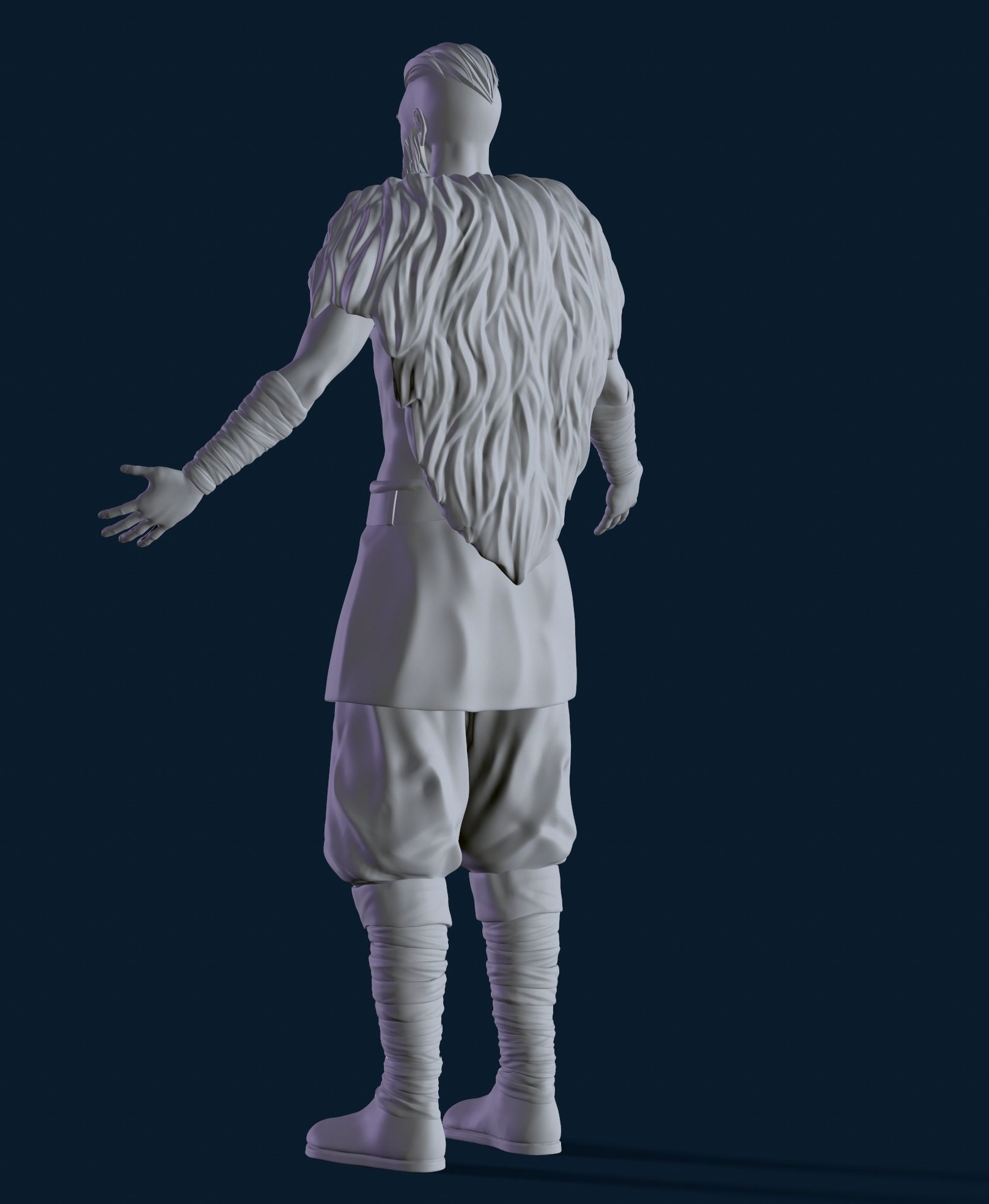 High poly 3D warrior model 3D model | CGTrader