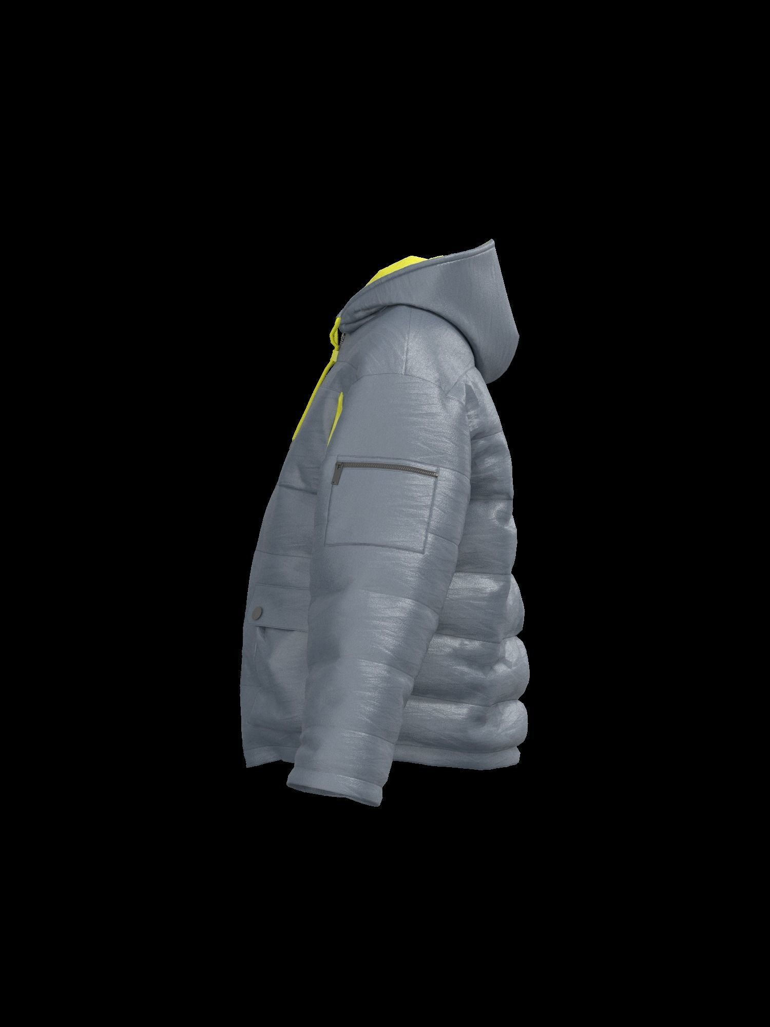 Male puffer jacket 3D model animated rigged | CGTrader