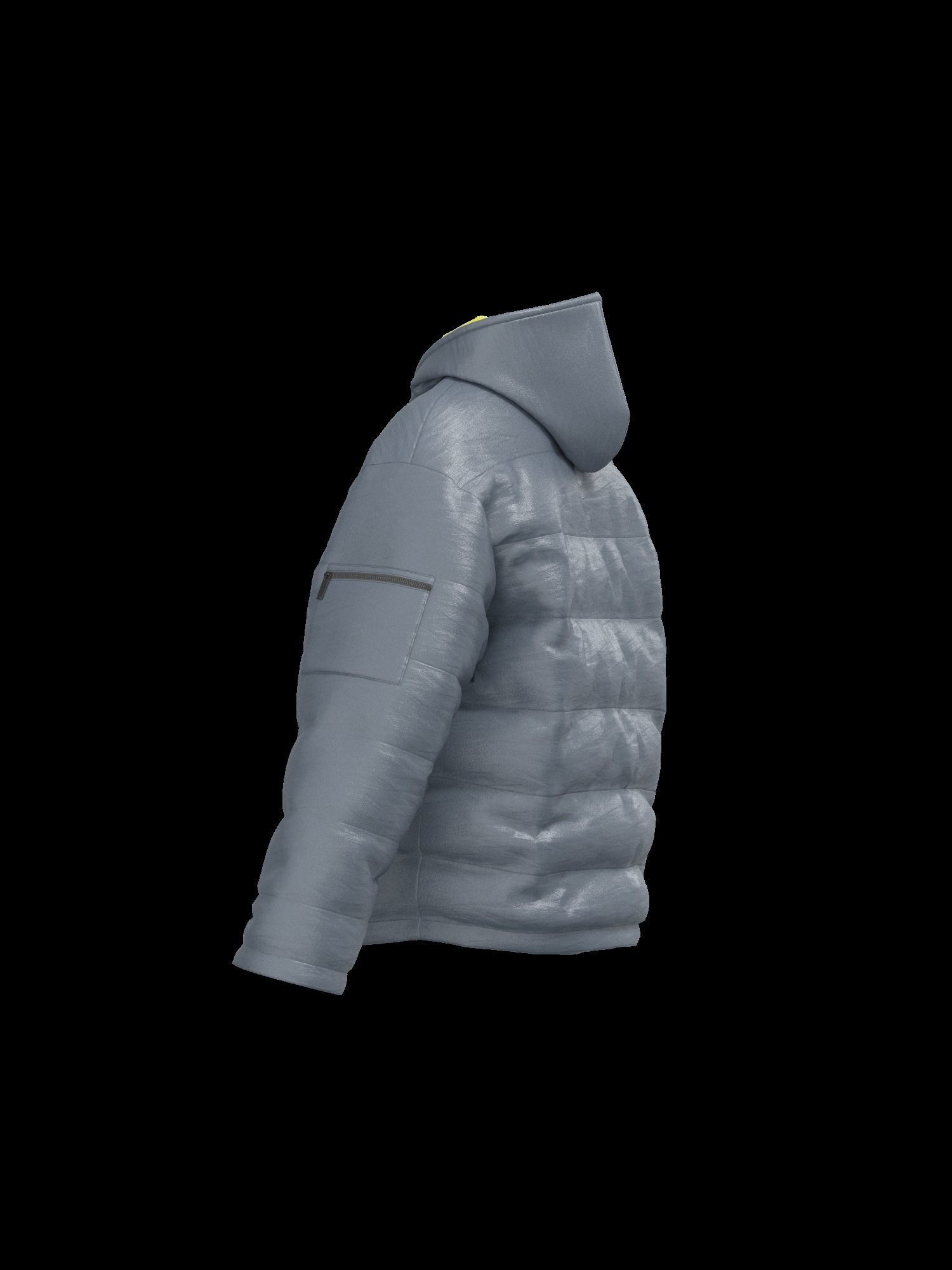 Male puffer jacket 3D model animated rigged | CGTrader