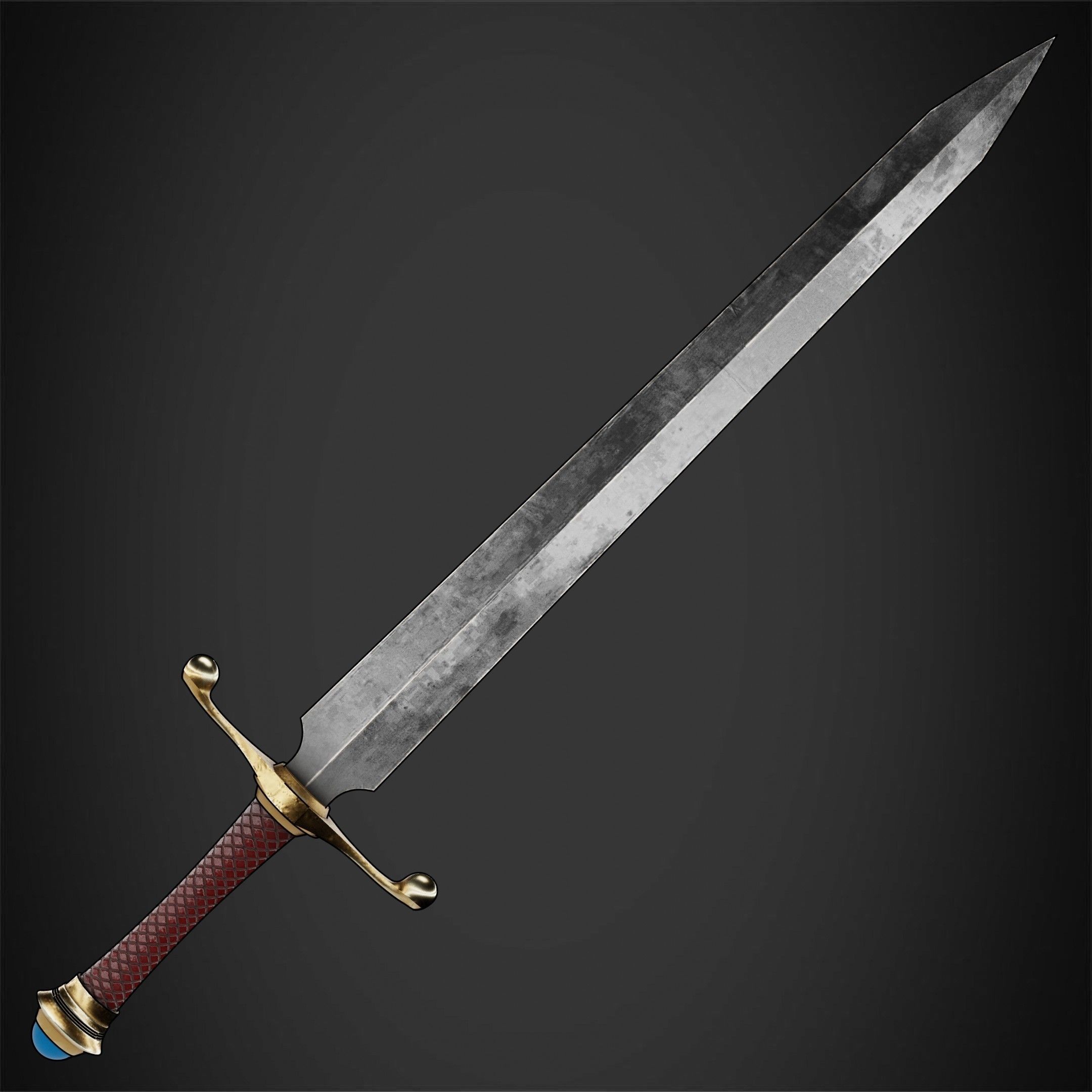 Dragon Ball Z-Sword for Cosplay 3D model 3D printable | CGTrader