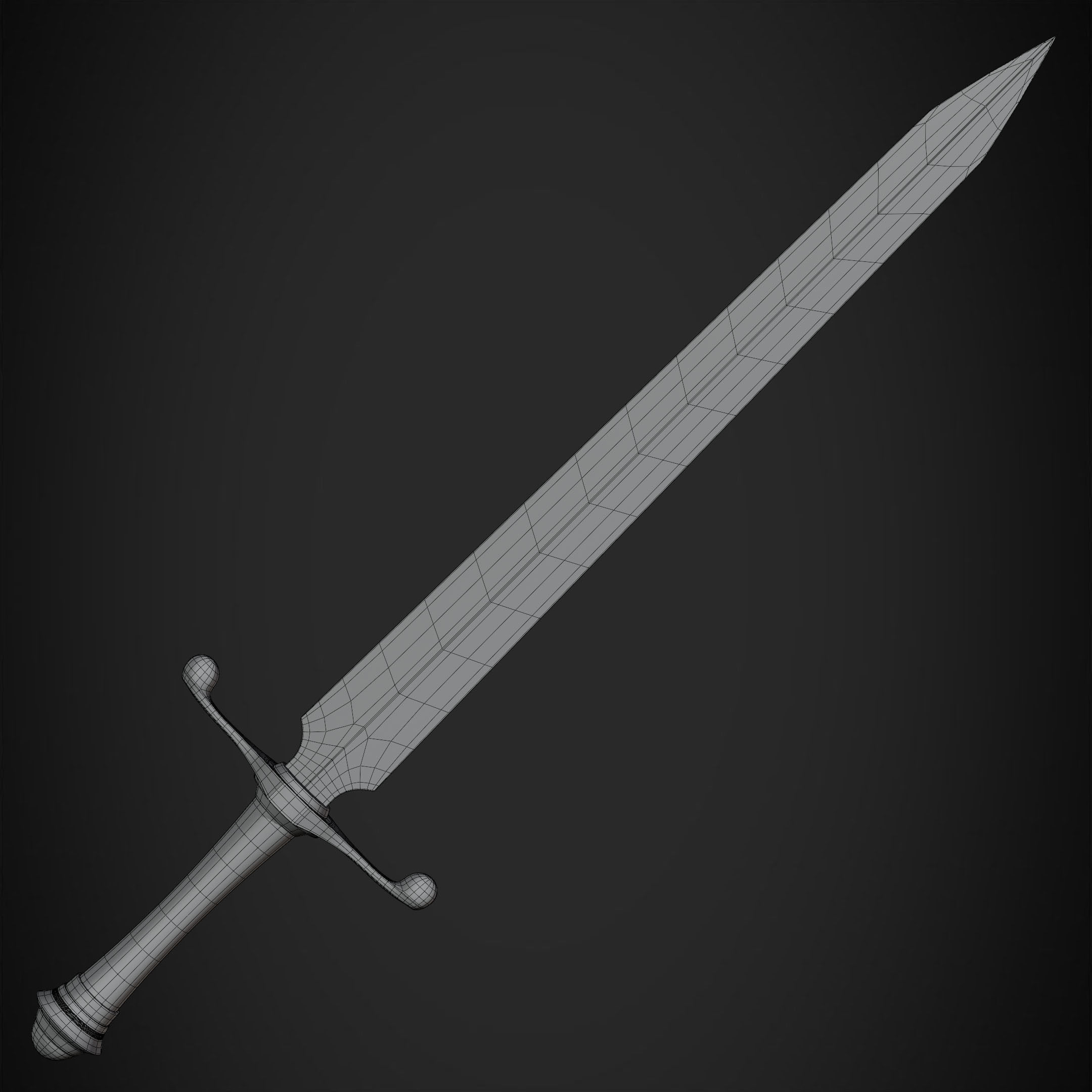 Dragon Ball Z-Sword for Cosplay 3D model 3D printable | CGTrader