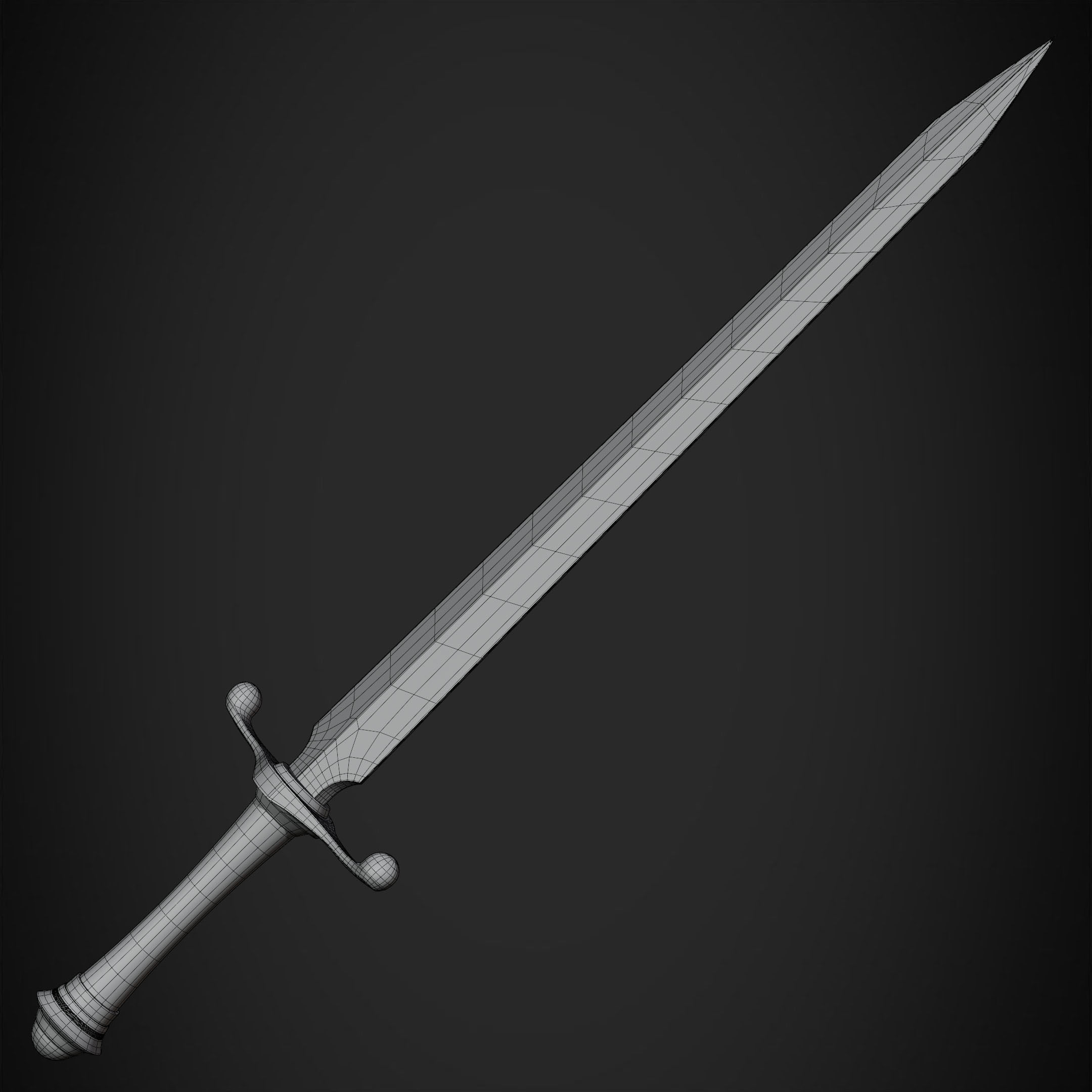 Dragon Ball Z-Sword for Cosplay 3D model 3D printable | CGTrader